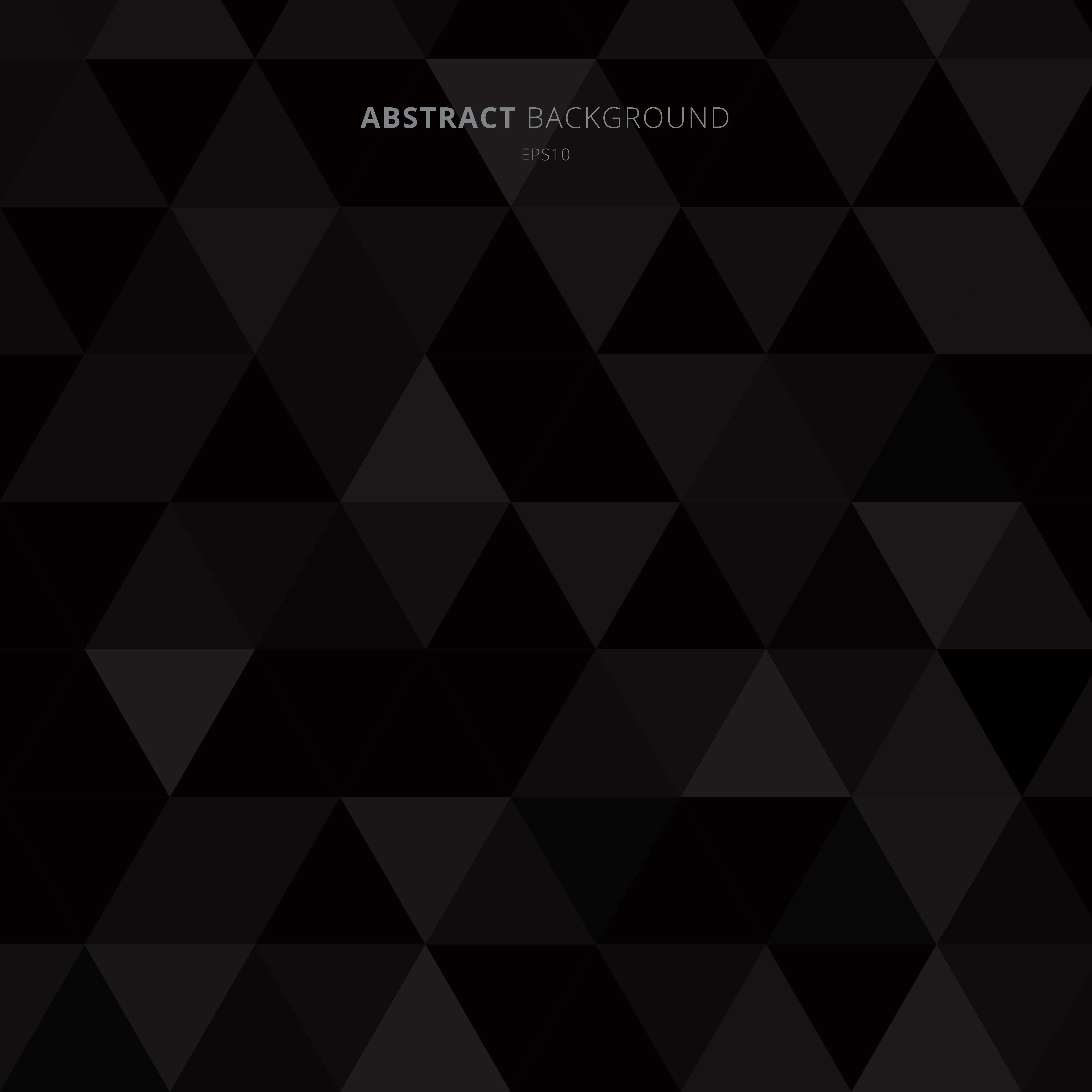 Abstract Black Triangles Pattern On Dark Background Minimal Style