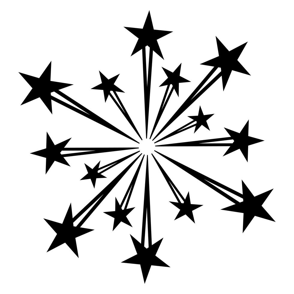 Exploding Fireworks Logo Vector Icon 552912 Vector Art At Vecteezy