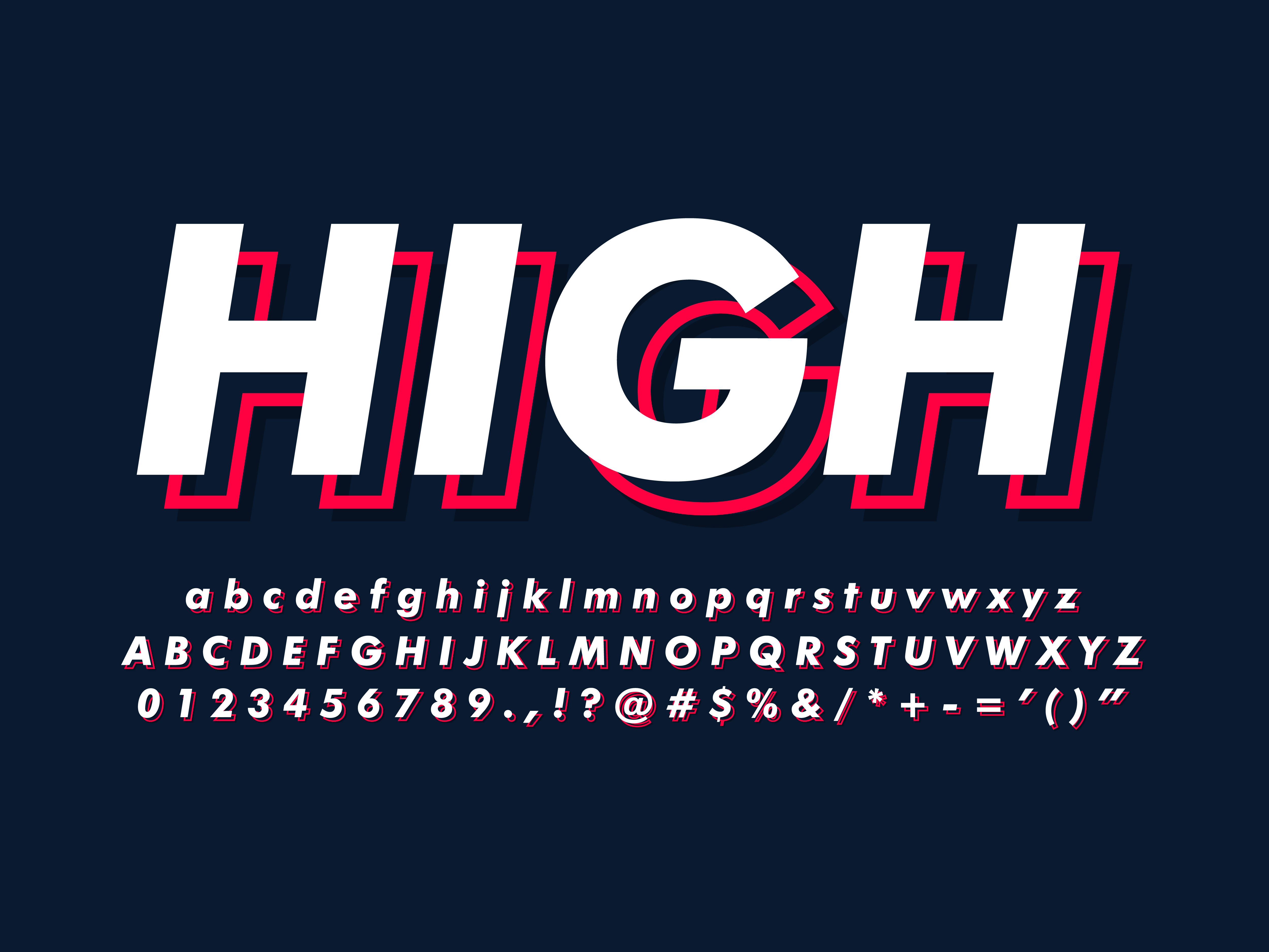 Modern Simple Font Modern Simple Font