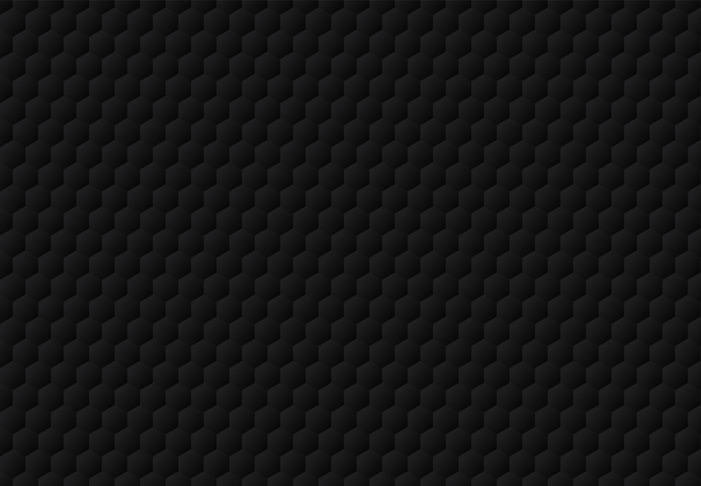 Abstract black hexagon embossed pattern dark background and texture ...