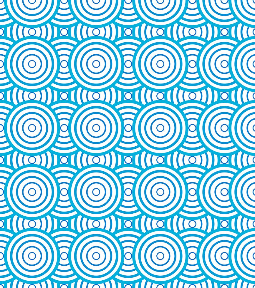 Abstract circles spiral pattern blue and white background and texture ...