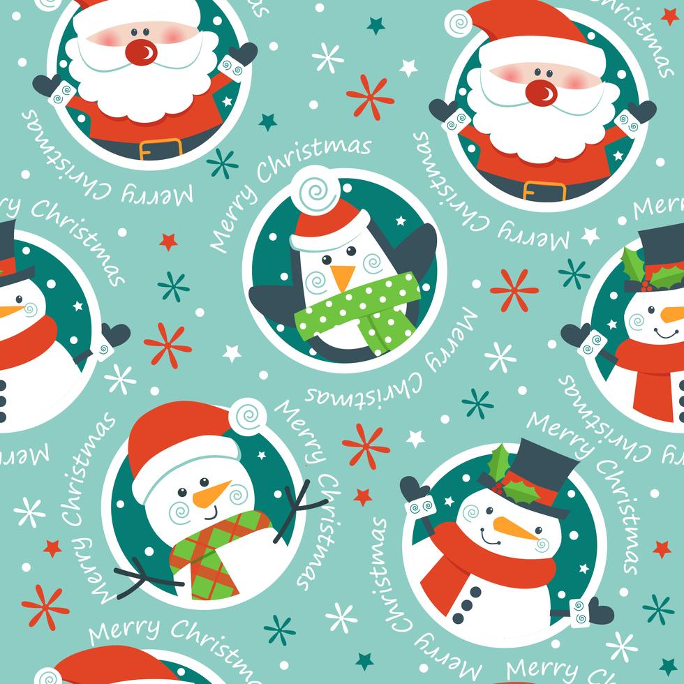 Christmas seamless pattern, 557301 Vector Art at Vecteezy