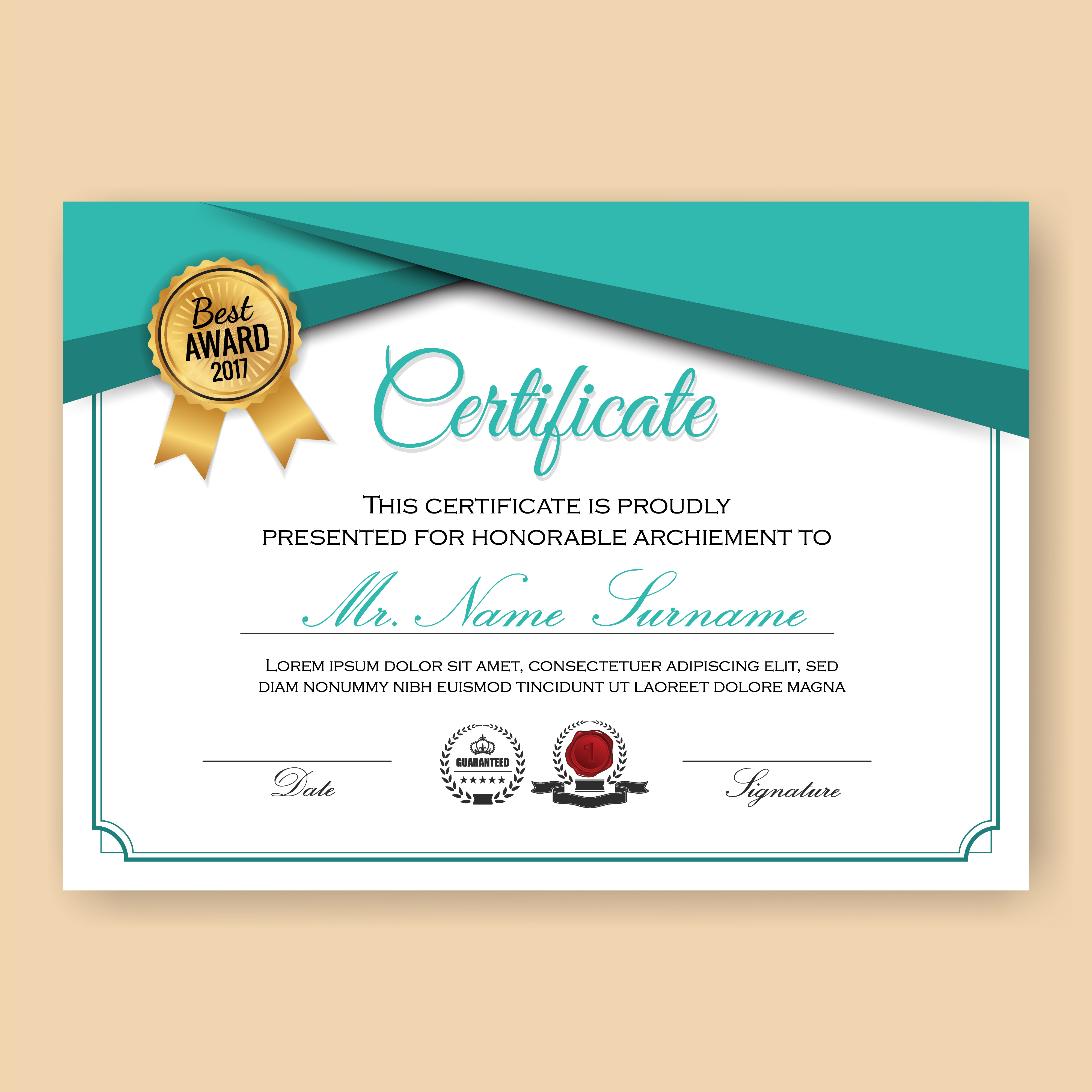 Modern Verified Certificate Background Template 558494 Vector Art at ... Modern Verified Certificate Background Template 558494 Vector Art at ...
