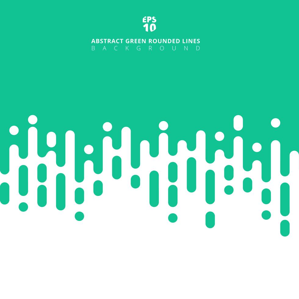 Abstract green pastels color geometric rounded lines halftone ...