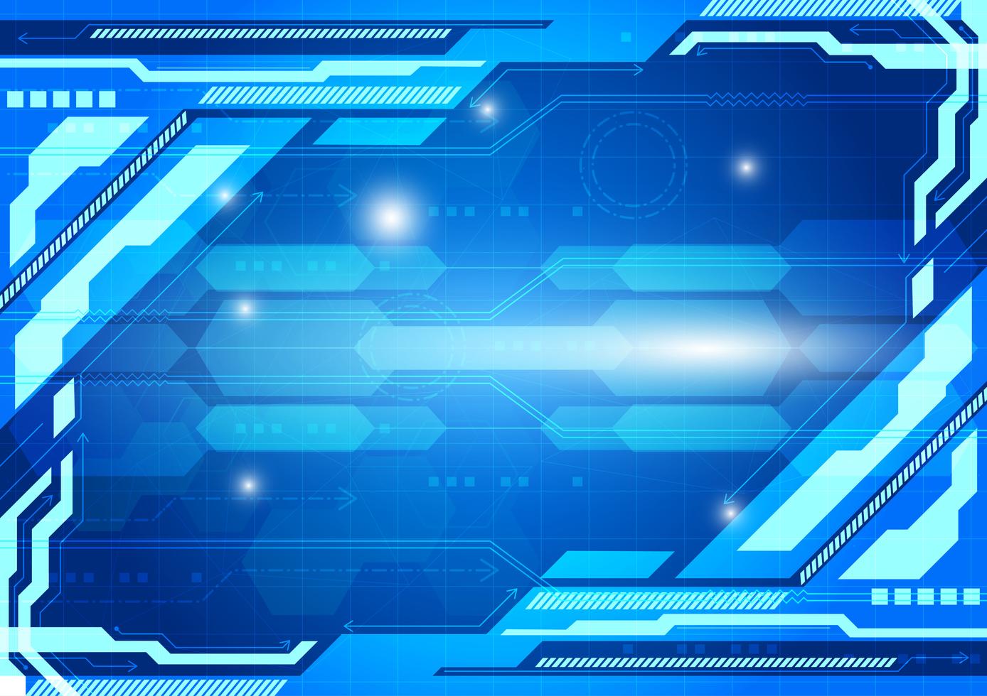 Blue color abstract background digital technology concept, vector ... Blue color abstract background digital technology concept, vector ...