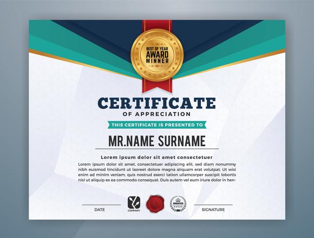 Multipurpose Modern Professional Certificate Template 558853 Vector Art