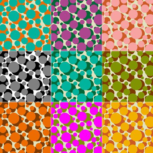 Overlapping Circles Vector Patterns 564990 Vector Art At Vecteezy