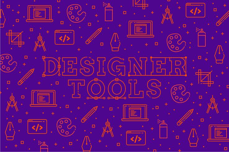 Designer tools icon pattern background 565044 Vector Art at Vecteezy