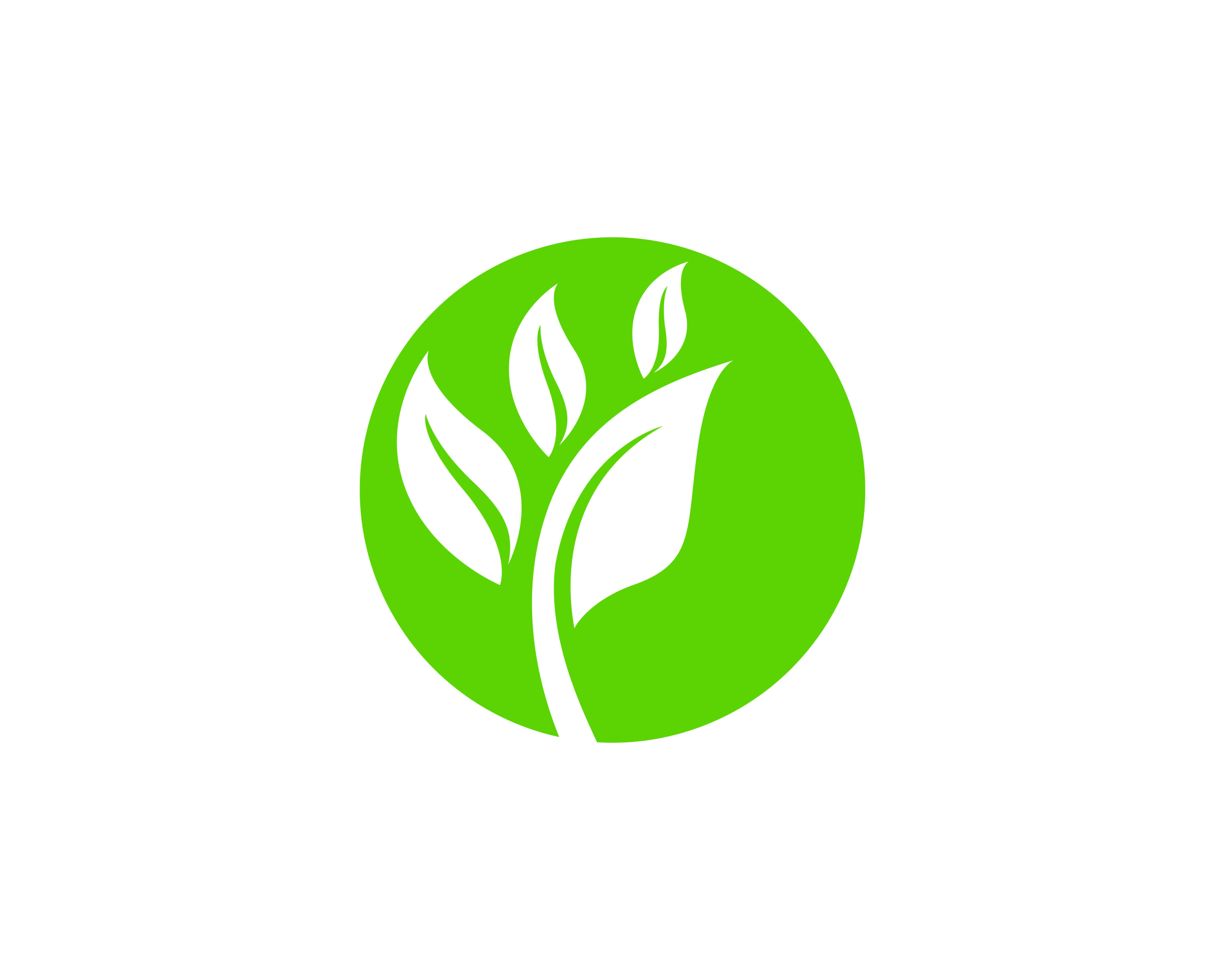 Logos De Lécologie Des Feuilles Darbres Verts Telecharger Vectoriel