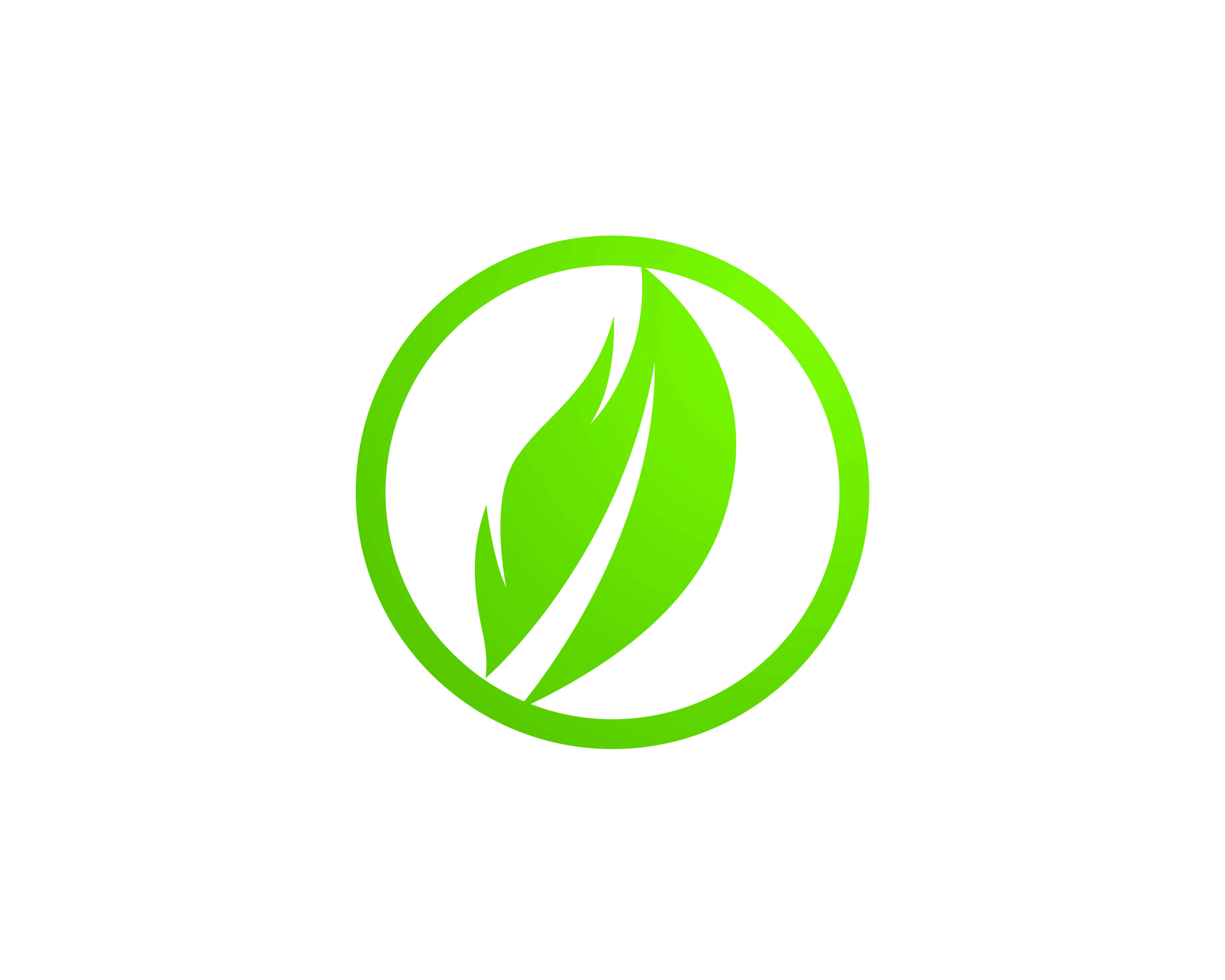 Logos De Lécologie Des Feuilles Darbres Verts Telecharger Vectoriel