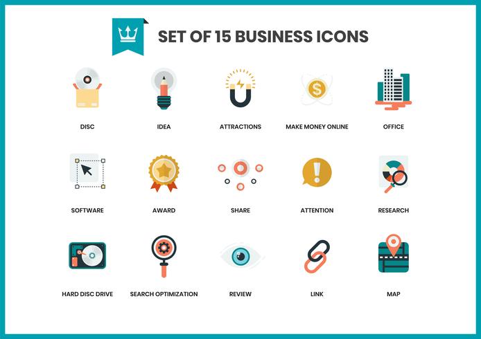 Business icons set for business 566067 Vector Art at Vecteezy