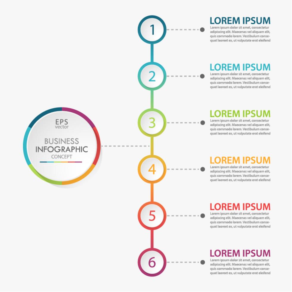 Business data visualization. timeline infographic icons designed for ...