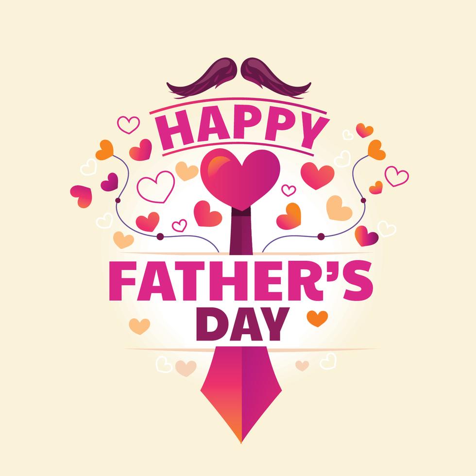 Fathers Day Typography Design For Greetings Card 566587 Vector Art At Vecteezy