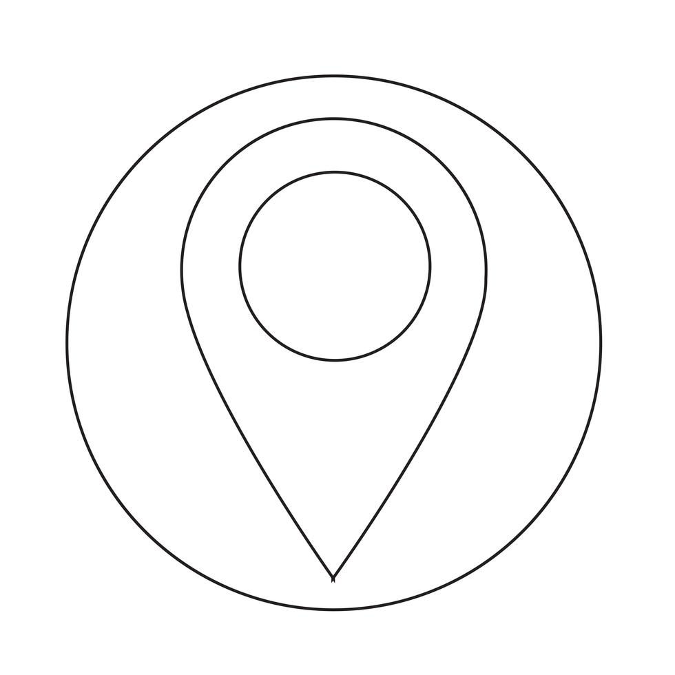 Gps Location Map Pointer Icon 567555 Vector Art At Vecteezy