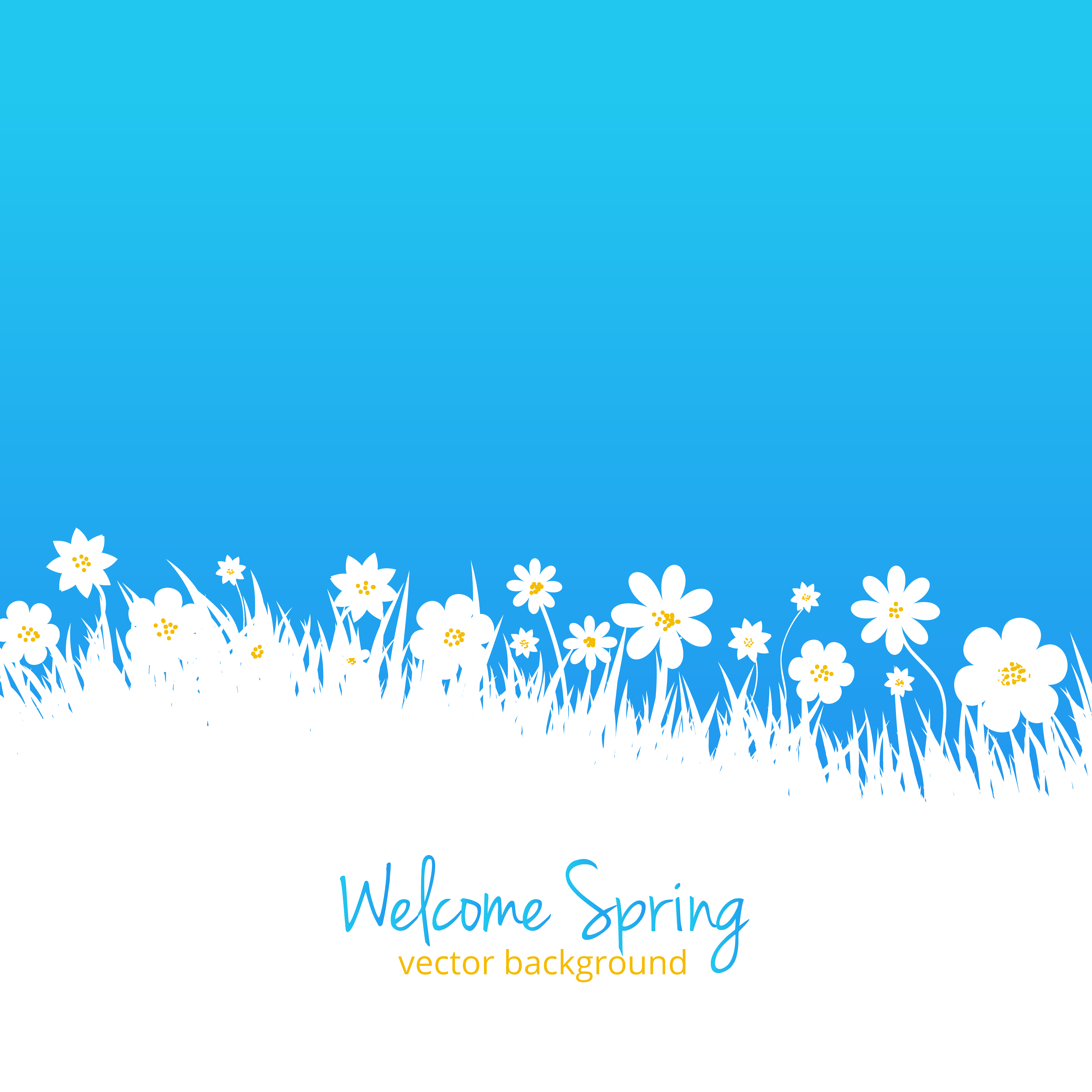 Blue spring background with place for text 570109 Vector Art at Vecteezy