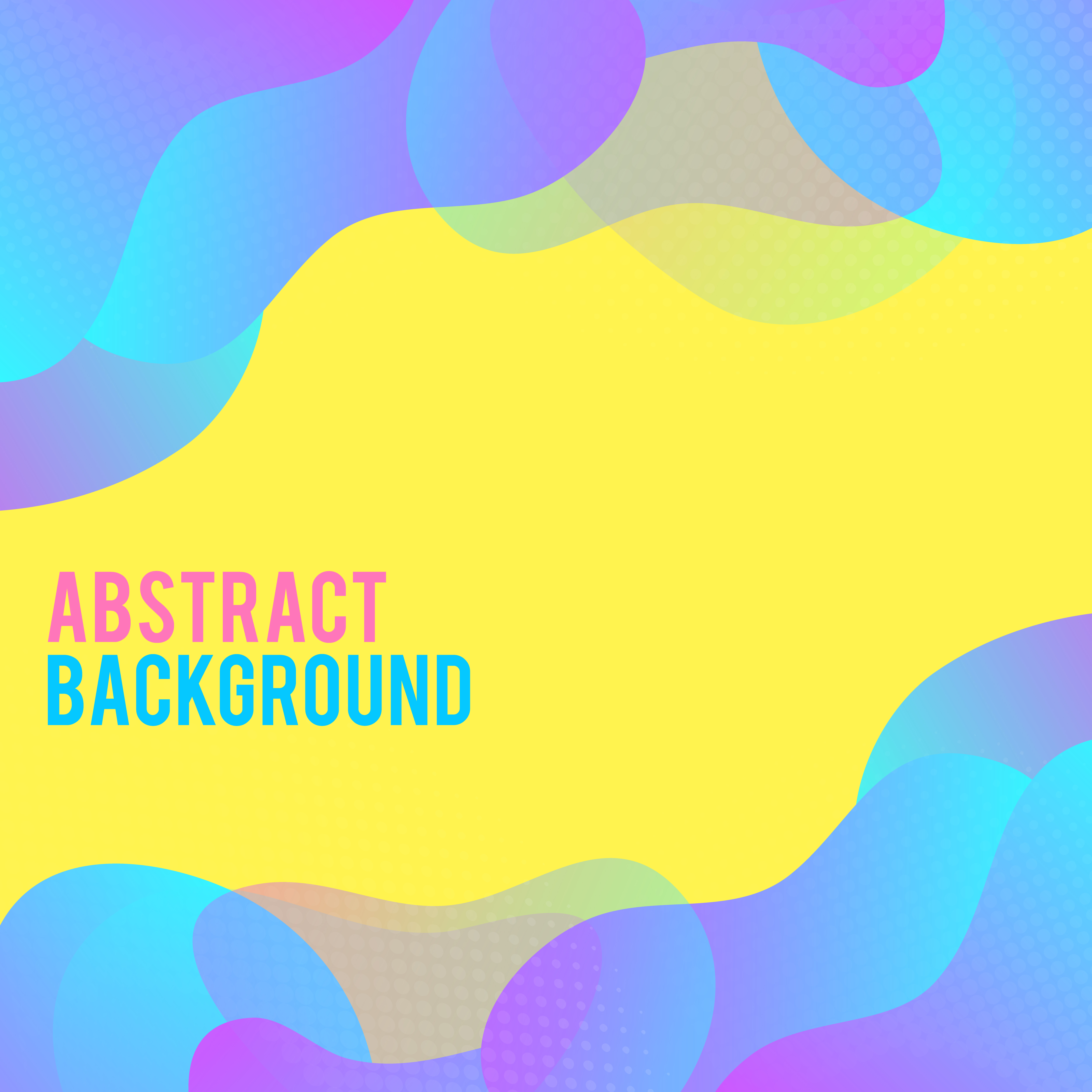 Abstract Modern Gradient Waves Background Dynamic Effect Futuristic