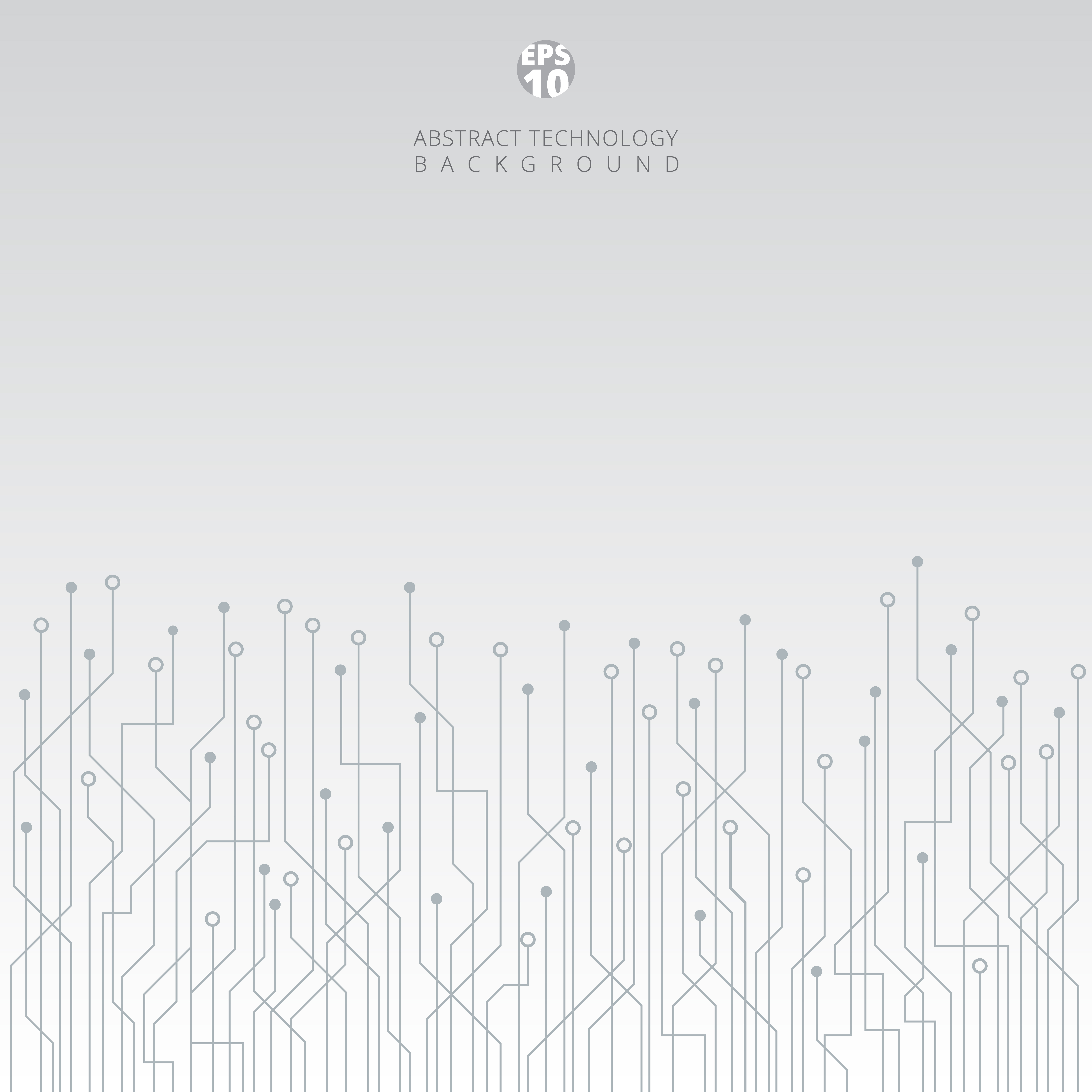 Abstract Technology Circuit Board On White Background 570818 Vector