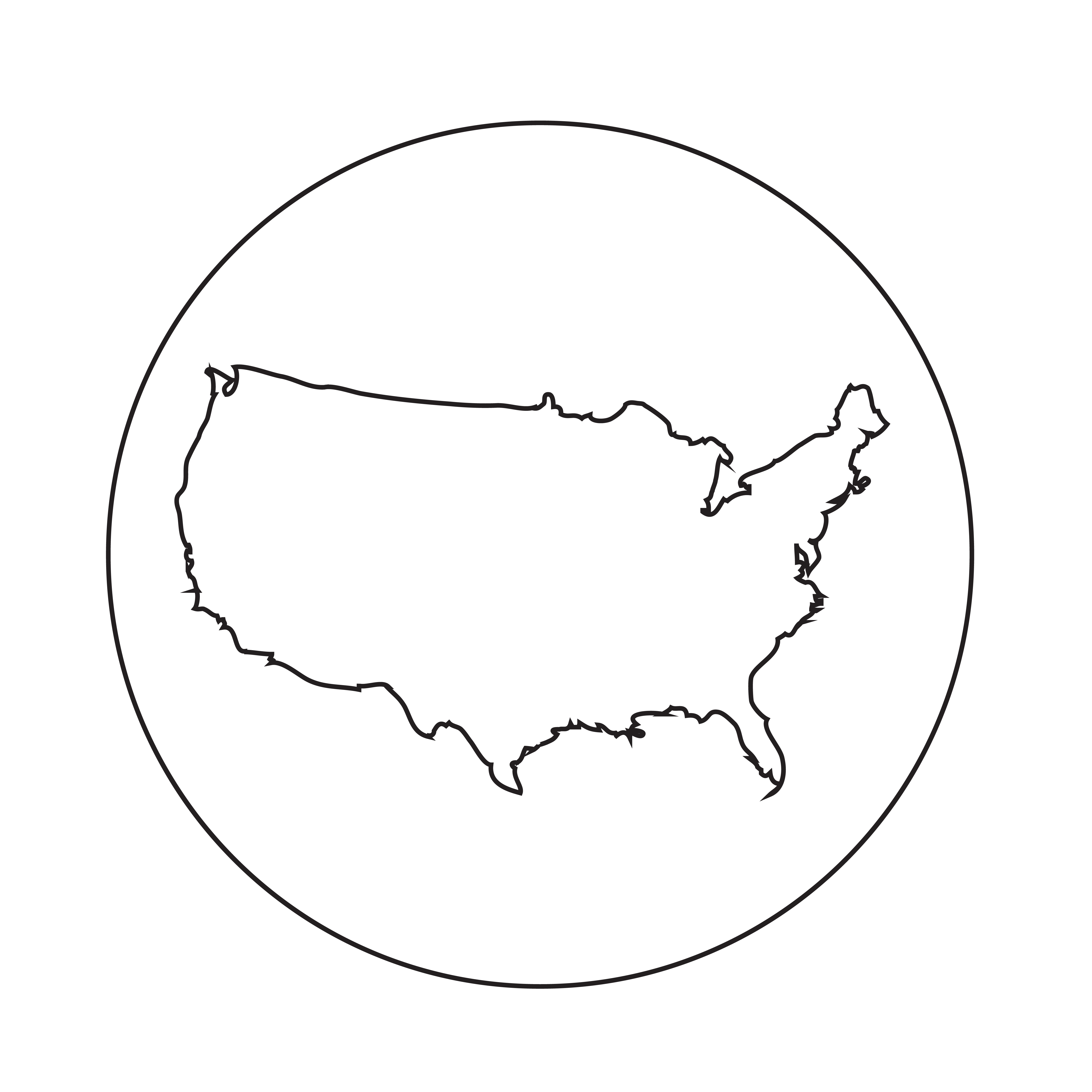 USA map icon 571224 Vector Art at Vecteezy