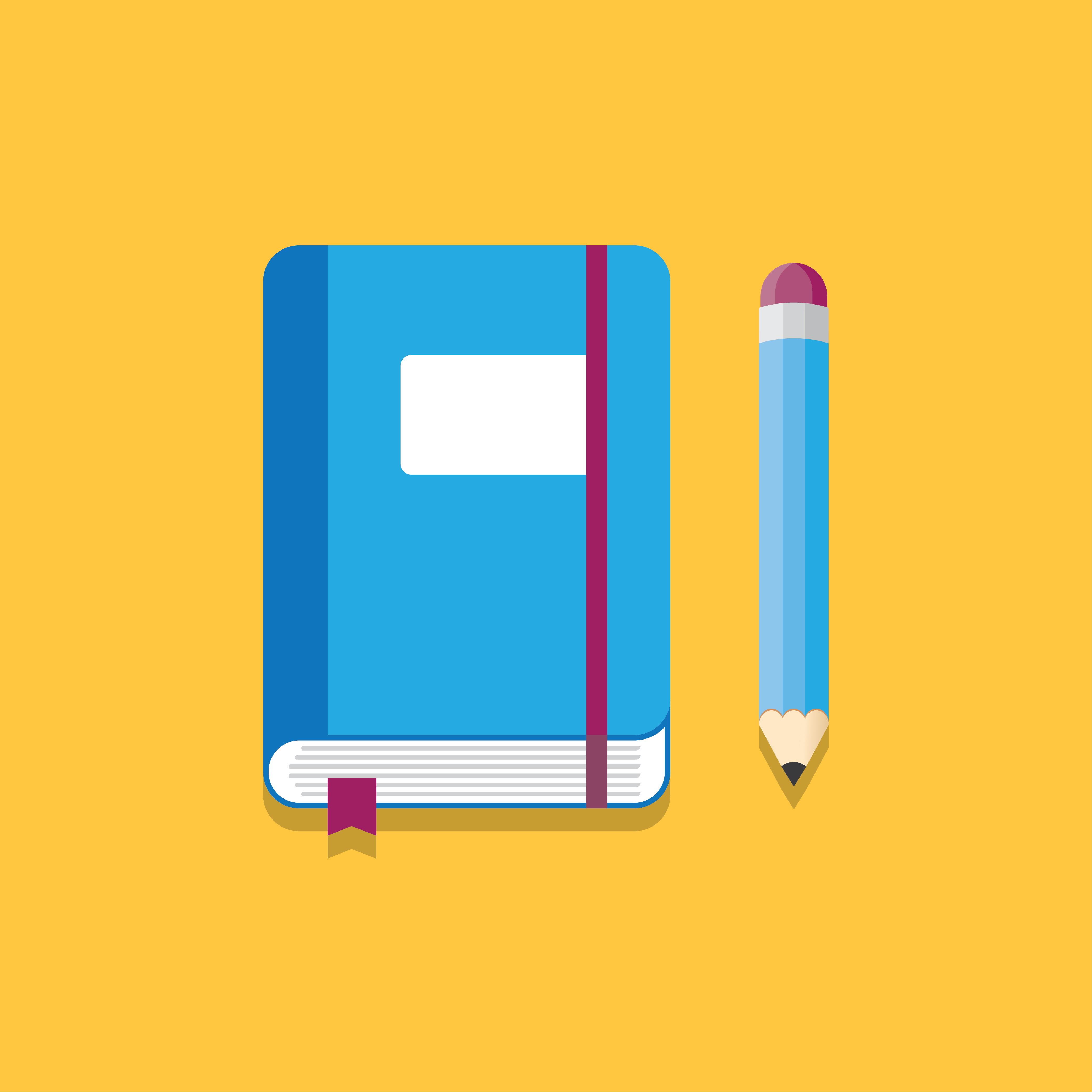 Cuaderno Y Lápiz Vector 578609 Vector En Vecteezy