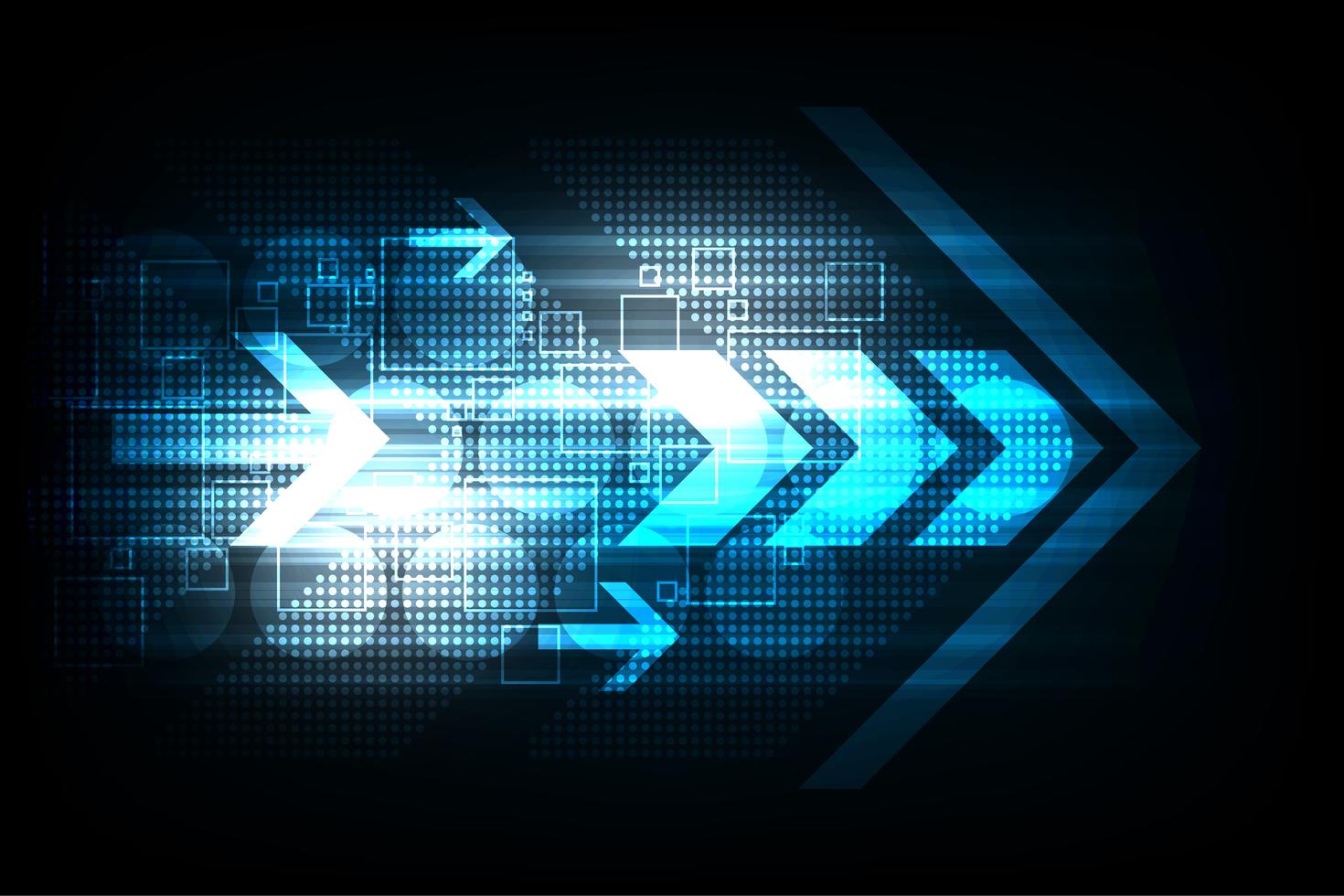 Vector abstract background technology arrows concept. 583851 Vector Art ...