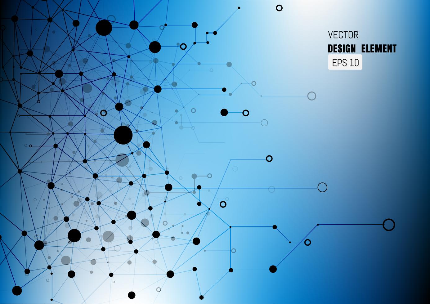 Virtual Abstract Background With Particle Molecule Structure 586055 Vector Art At Vecteezy