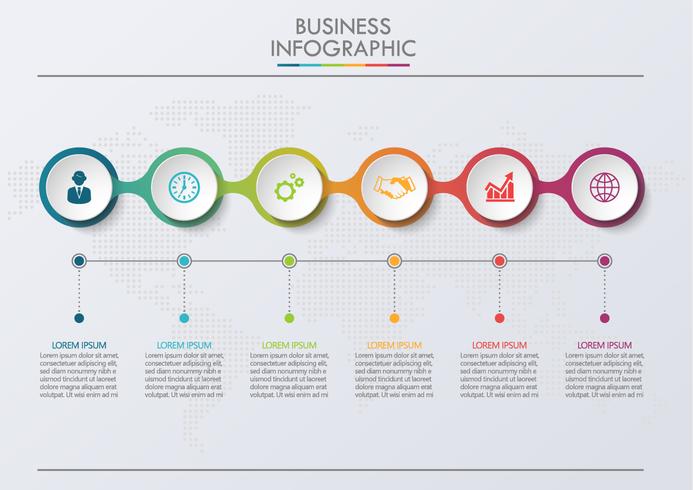 Business data visualization. timeline infographic icons designed for ...