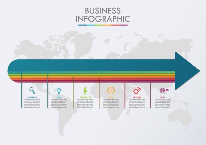 Business data visualization. timeline infographic icons designed for ...