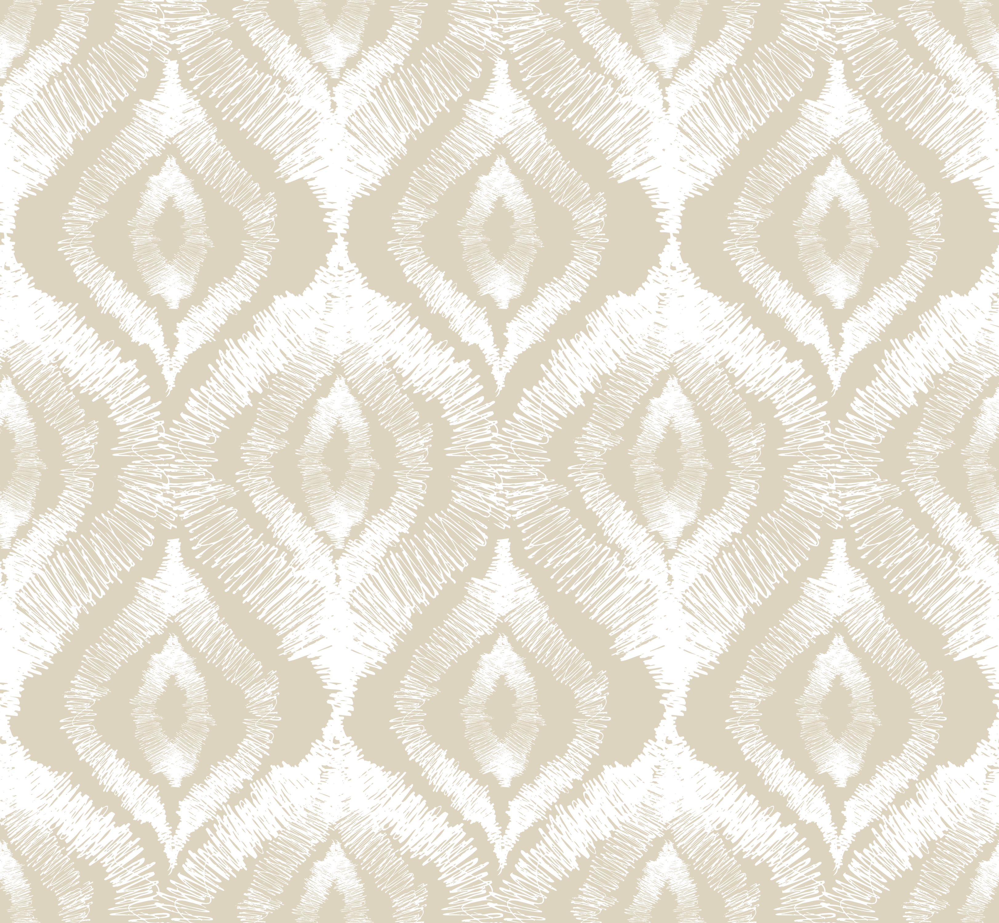 Abstract Seamless Pattern Floral Oriental Geometric Line Ornament