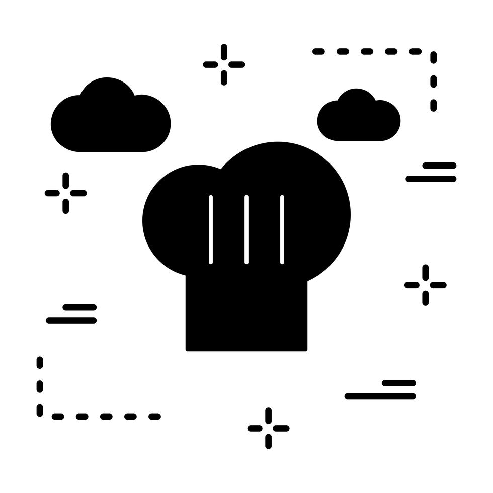 Vector Chef Cap Icon 593002 Vector Art at Vecteezy