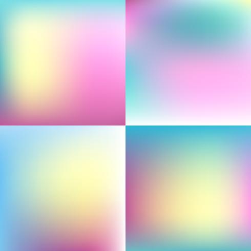 sweet color blurred background set . pastel color design 597974 Vector ...
