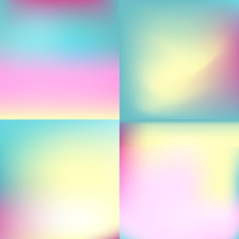 sweet color blurred background set . pastel color design 598332 Vector ...