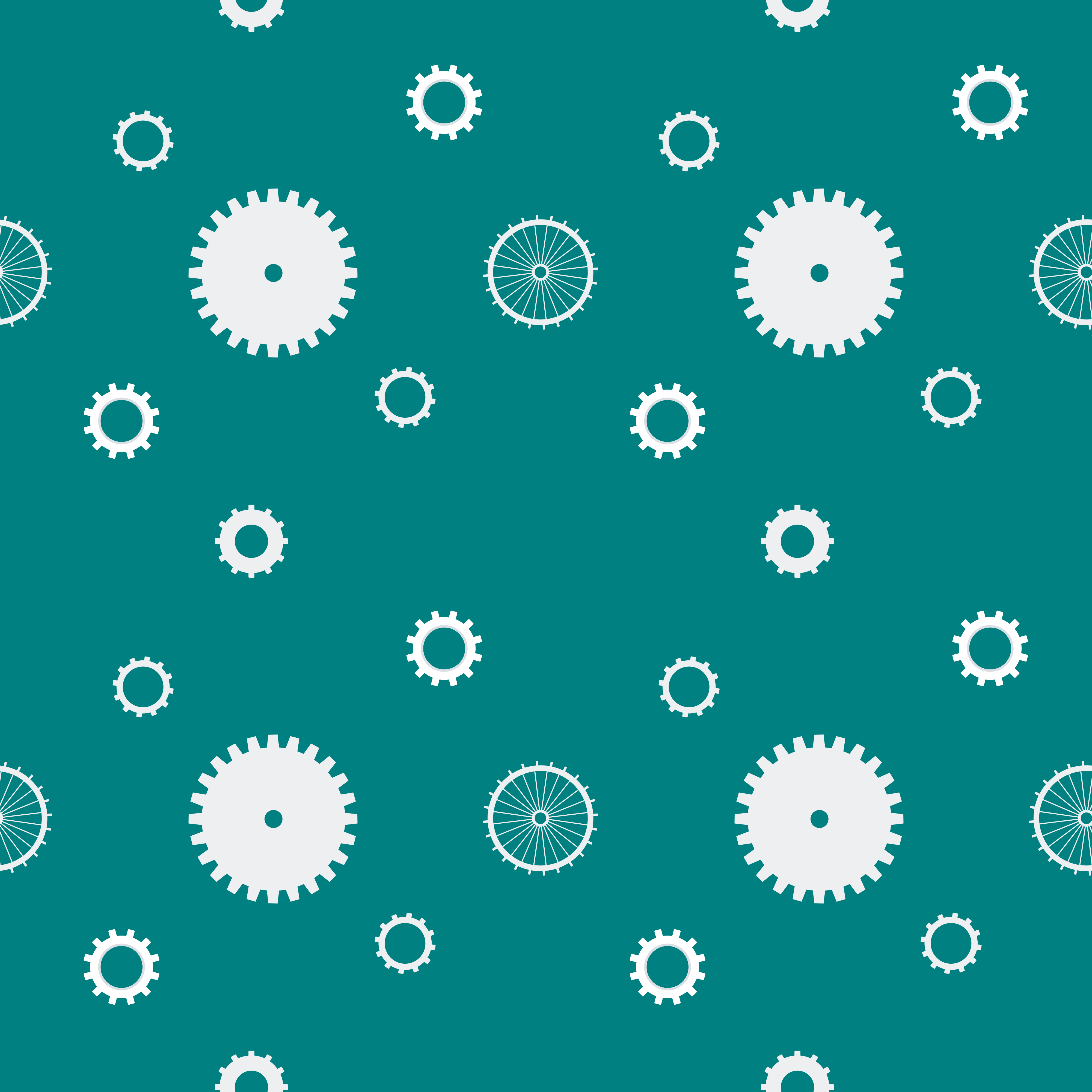 Seamless pattern background cogs gears cogwheels. White gears on dark ... Seamless pattern background cogs gears cogwheels. White gears on dark ...