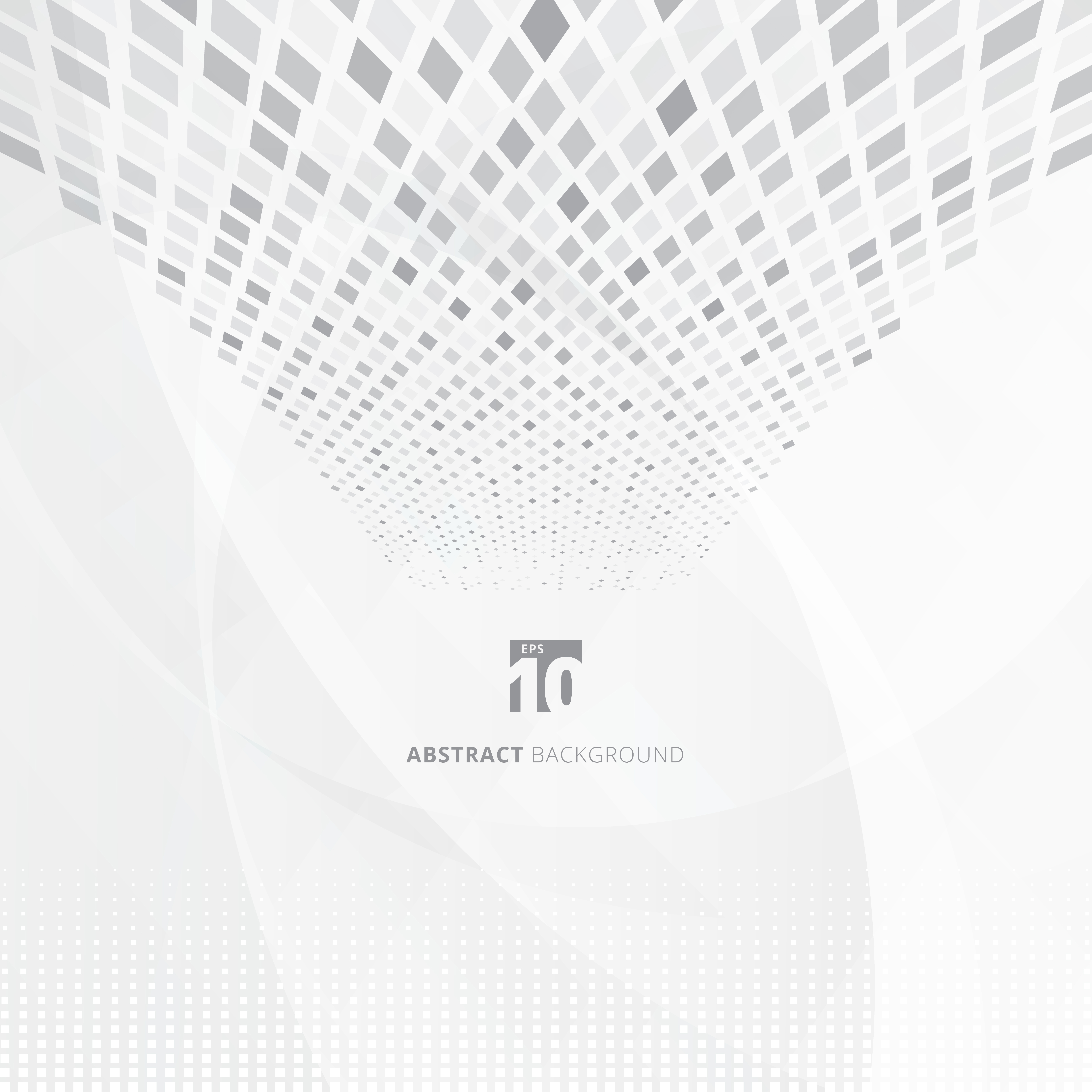 Abstract Technology Data Sorting Smart System Big Data Gray Squares Pattern Perspective