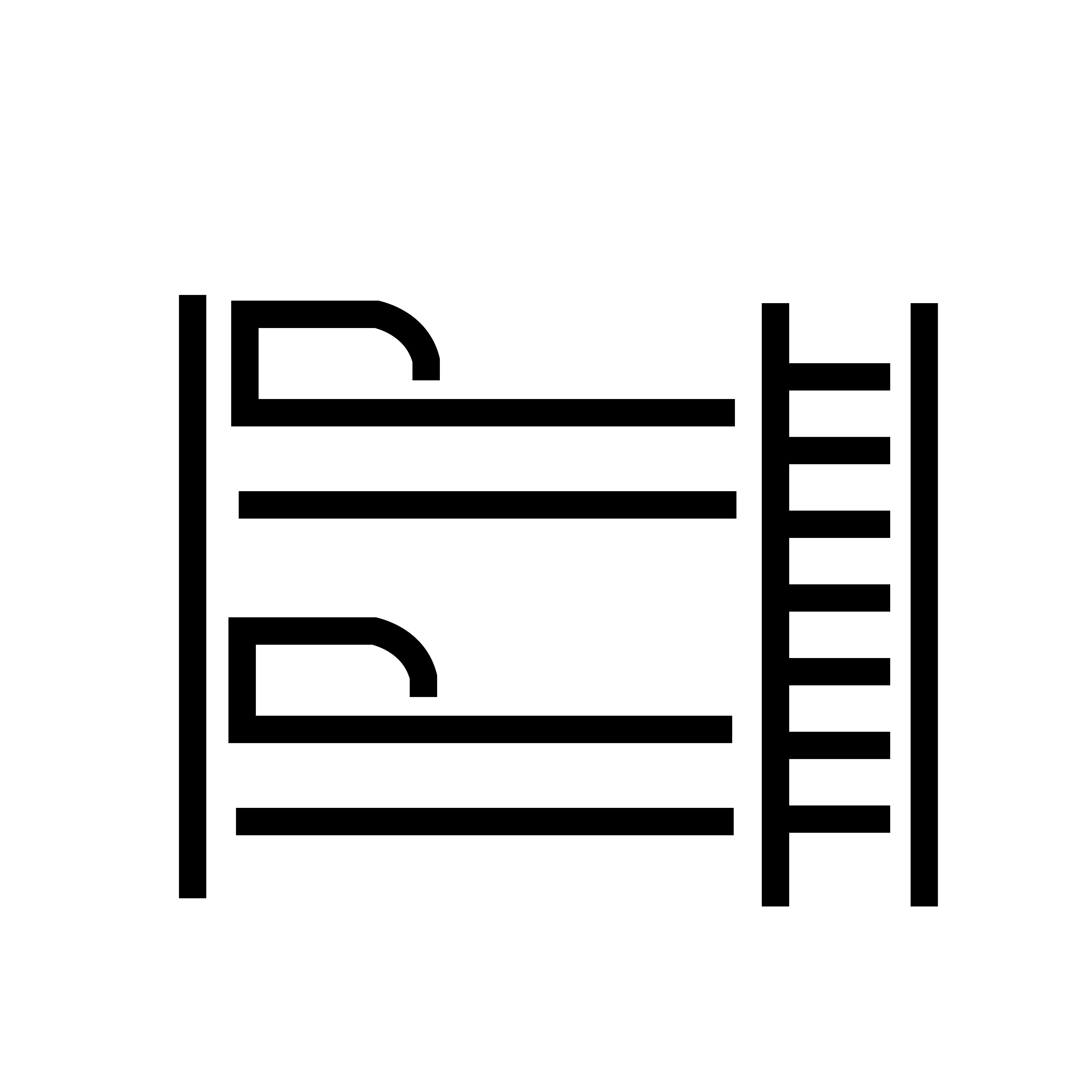 Bunk Bed Icon Vector 599212 Vector Art At Vecteezy