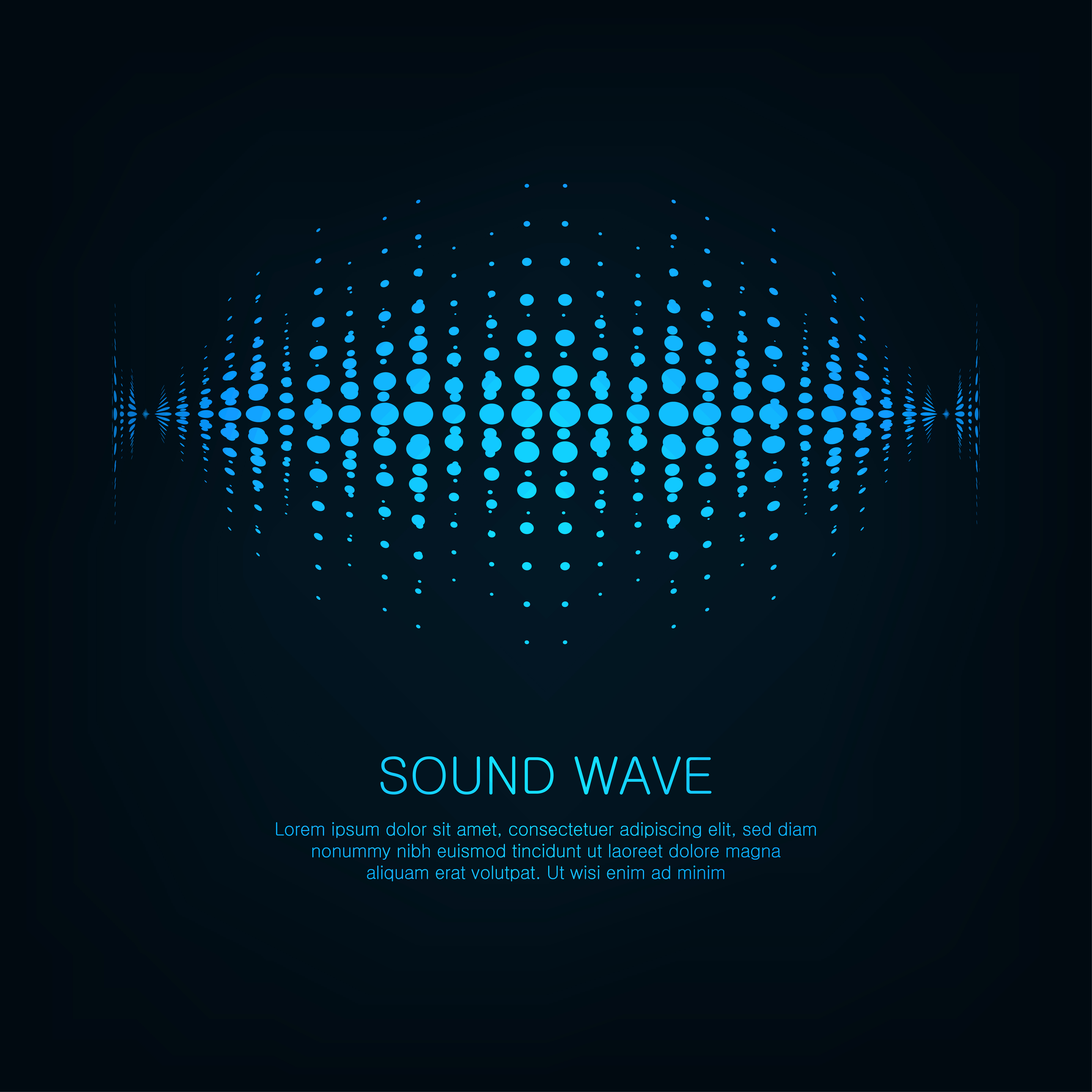 Abstract Digital Equalizercreative Design Sound Wave Pattern Element Background 607029 Vector