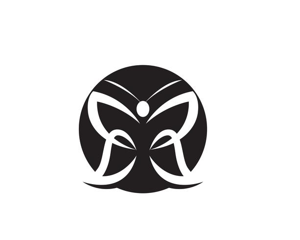 Butterfly conceptual simple, colorful icon. Logo. 607104 Vector Art at ... Butterfly conceptual simple, colorful icon. Logo. 607104 Vector Art at ...