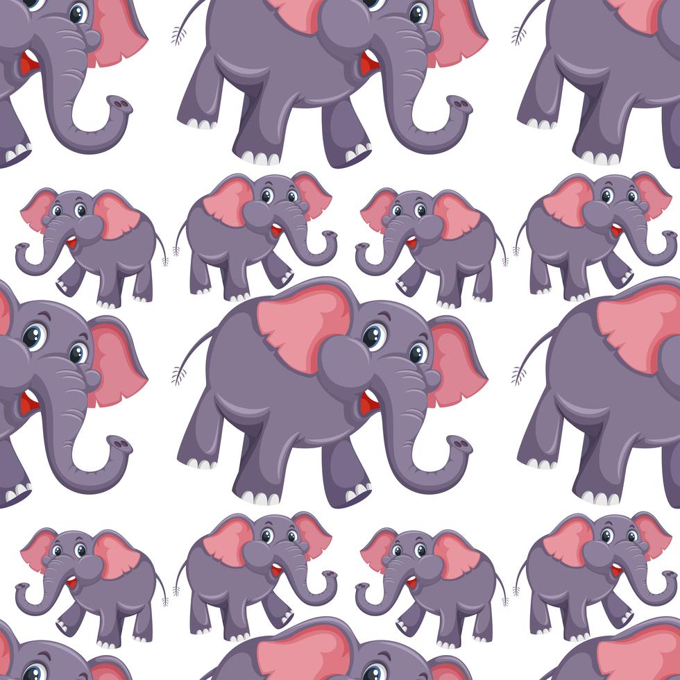 A elephant seamless pattern 607722 Vector Art at Vecteezy