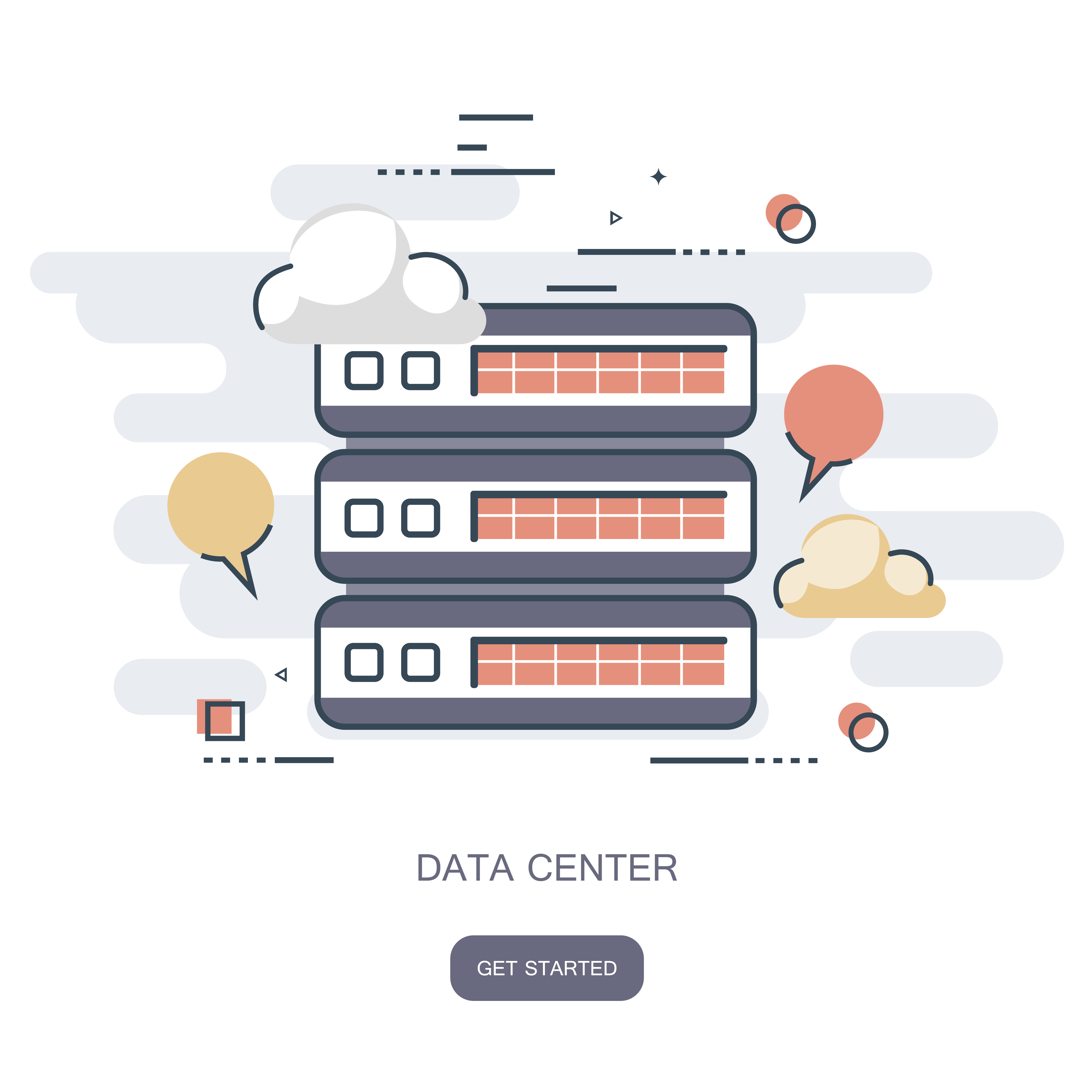 Data Center Cloud Computer Connection Hosting Server Database