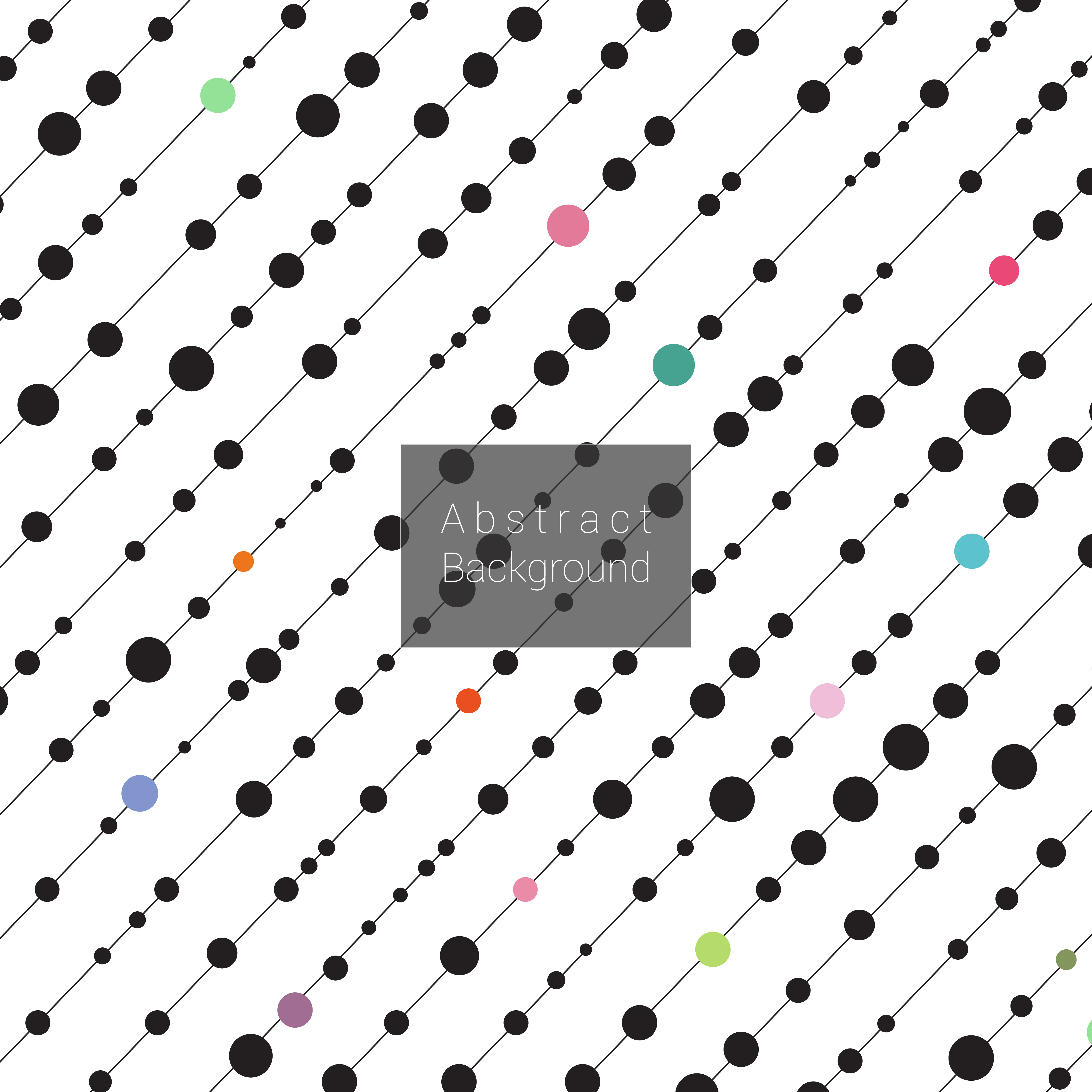 Abstract diagonal lines with black and colorful dots pattern 614109 ...