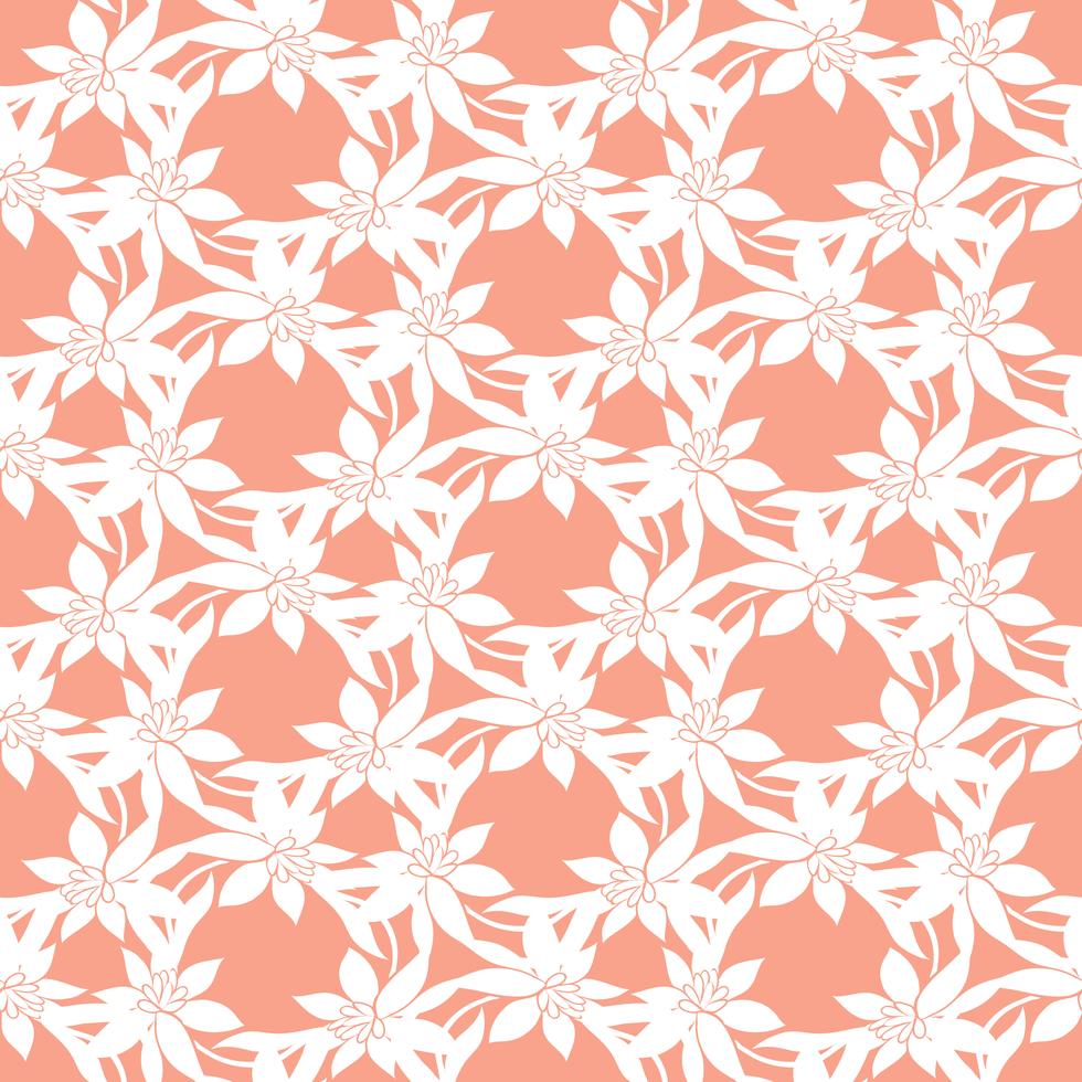 Seamless Colorful Vector Pattern With Spring Flowersfloral Patten Vector Flowers Pattern