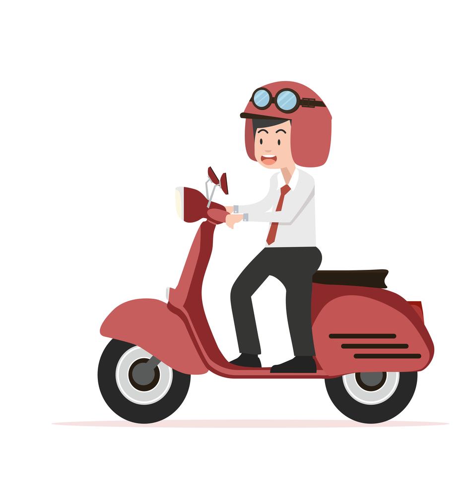 businessman riding red motorcycle Flat design 618222 Vector Art at Vecteezy businessman riding red motorcycle Flat design 618222 Vector Art at Vecteezy