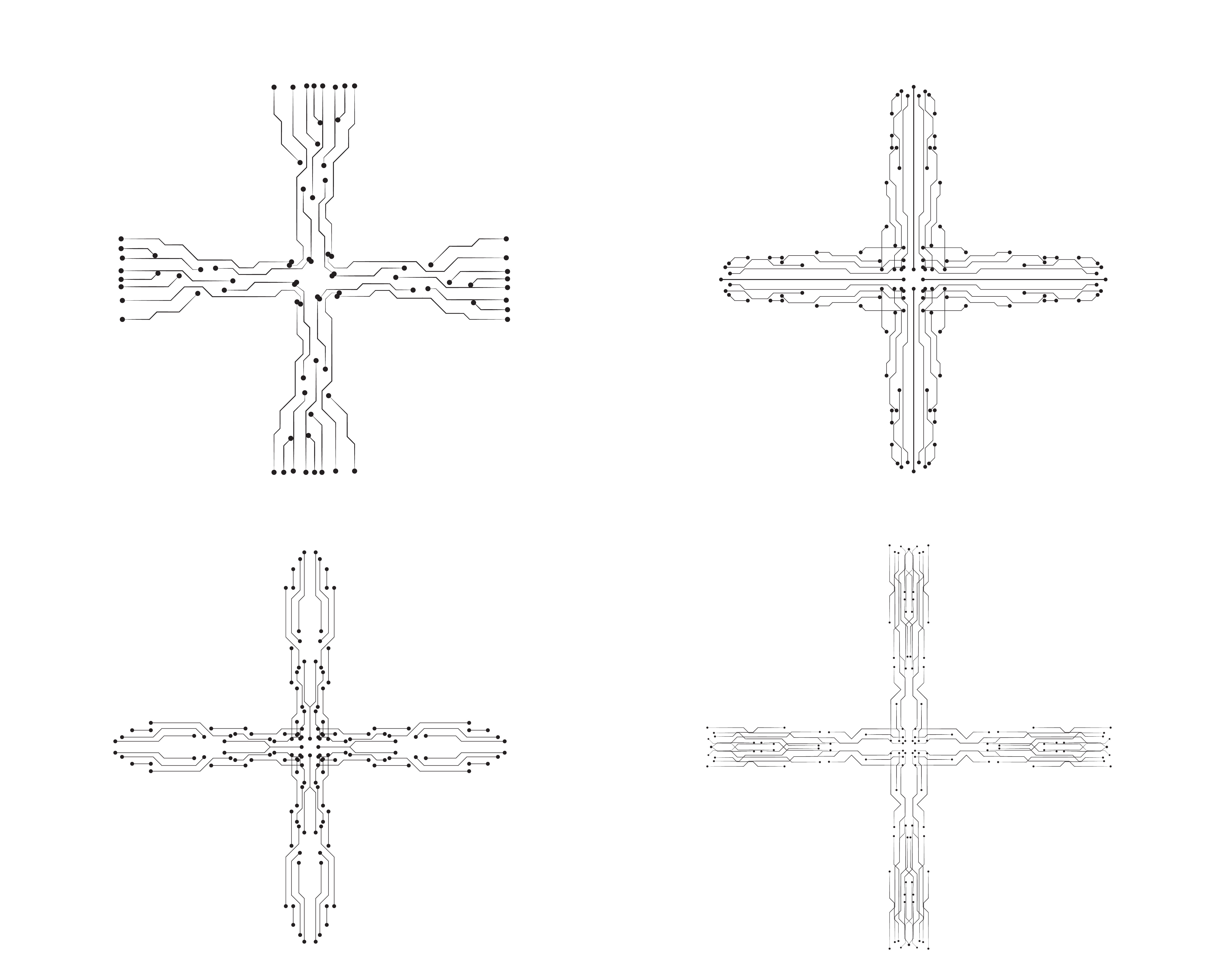 Circuit Illustration Vector Template Line 620451 Vector Art At Vecteezy