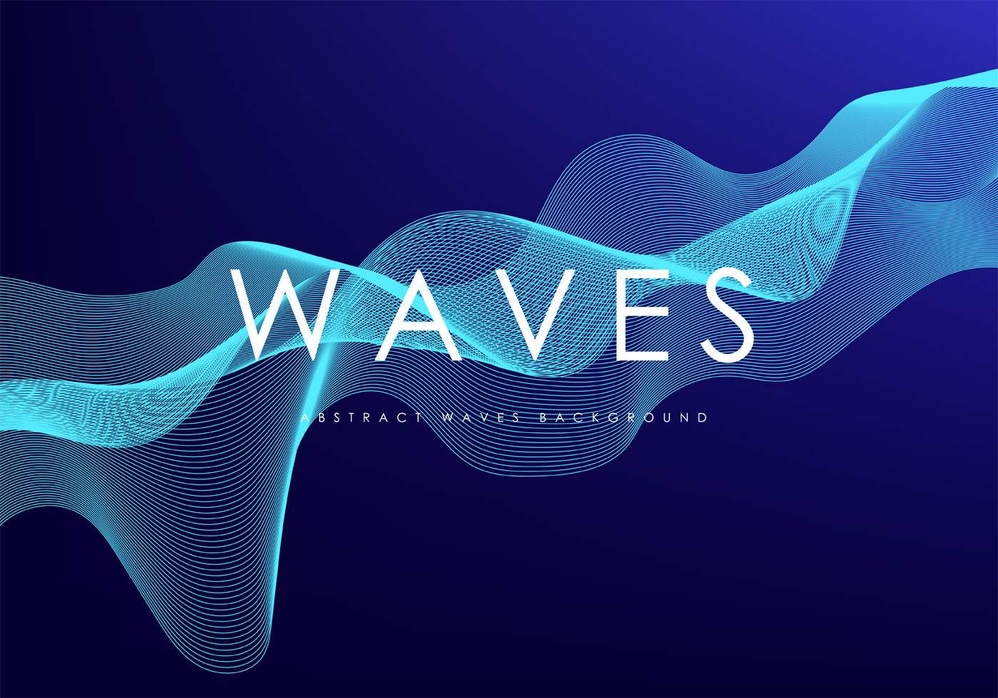 Abstract Waves Vector Design 621377 Vector Art at Vecteezy