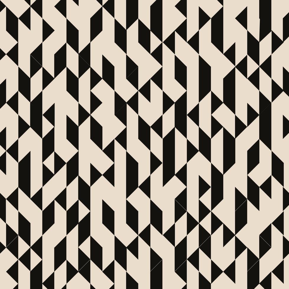 Abstract Geometric Black Triangles Structured Pattern On Brown Background 622200 Vector Art At