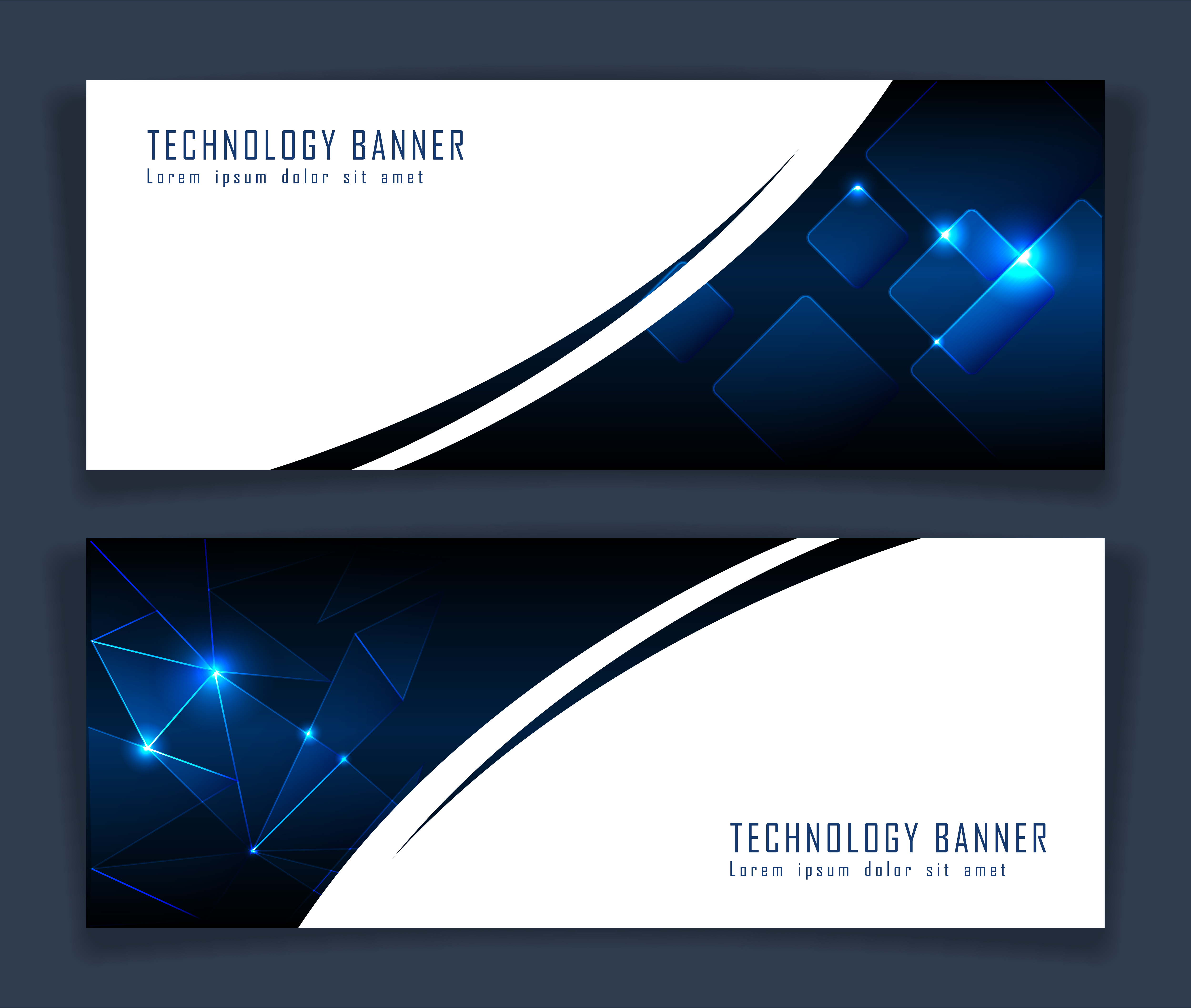 Futuristic Abstract technology banner 622235 Vector Art at Vecteezy