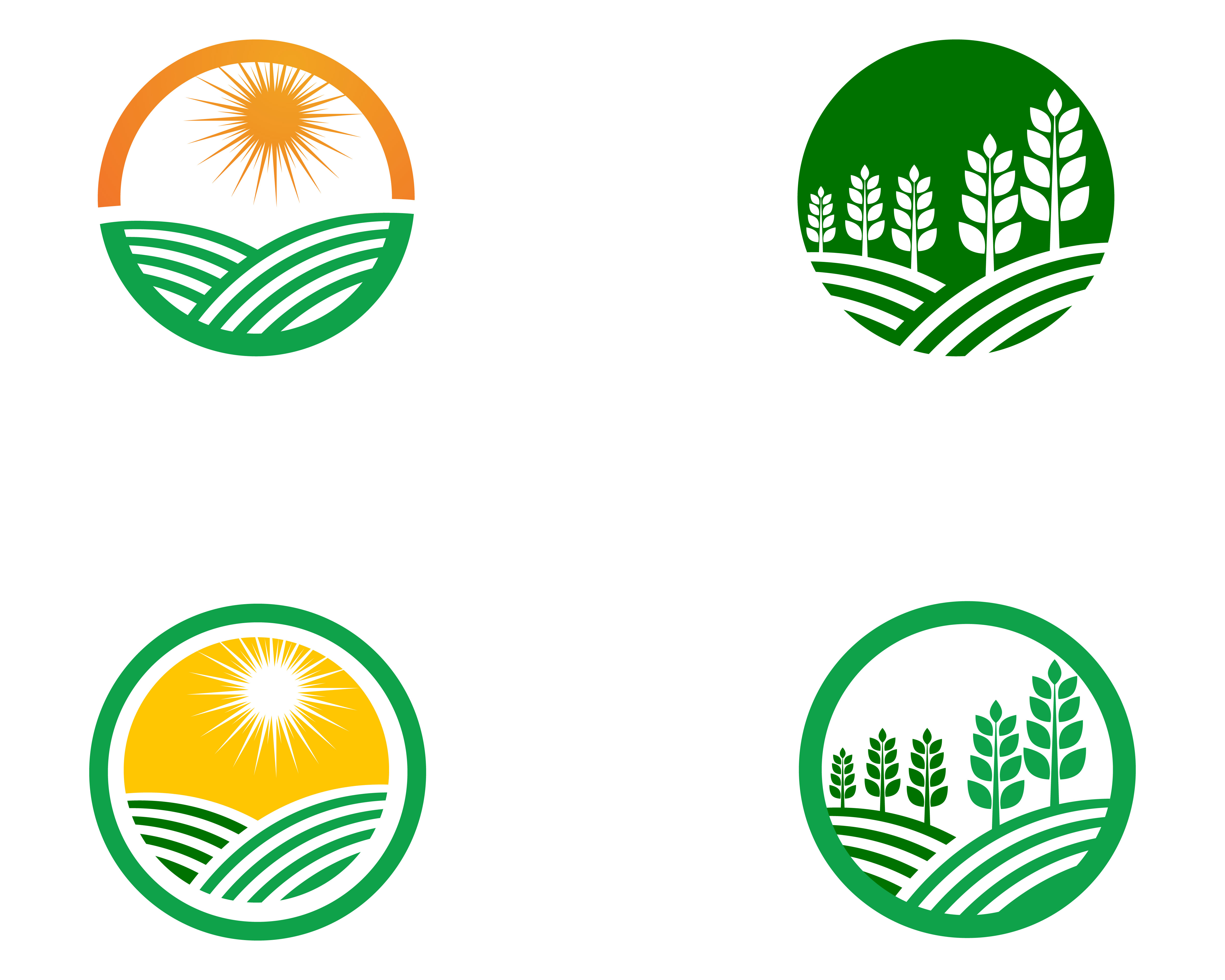 Agriculture business logo template unique green vector image 623584 ... Agriculture business logo template unique green vector image 623584 ...