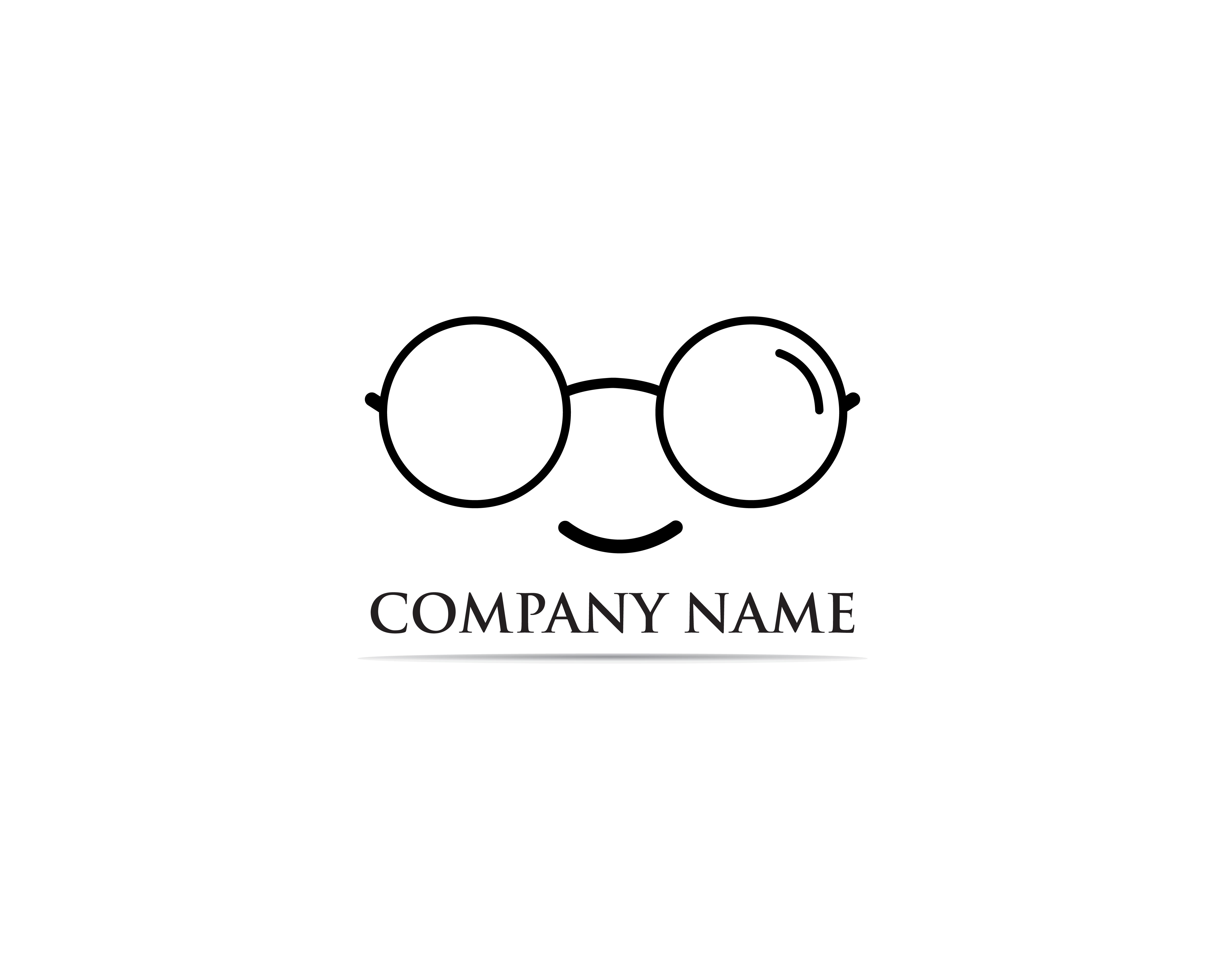 Glasses Logo Design Vector 623637 Vector Art At Vecteezy