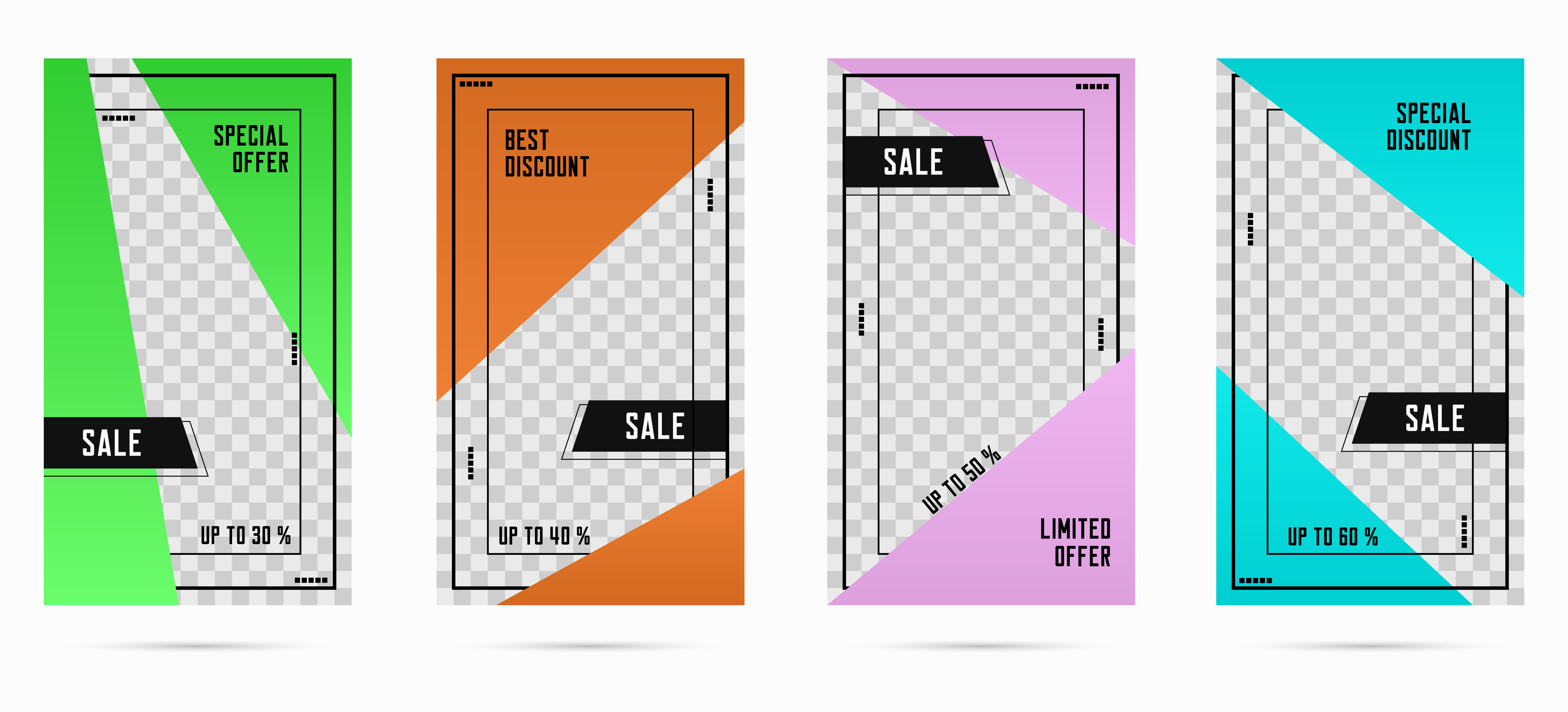 Social Media Story Templates Collection Editable Collection 625628 Vector Art At Vecteezy