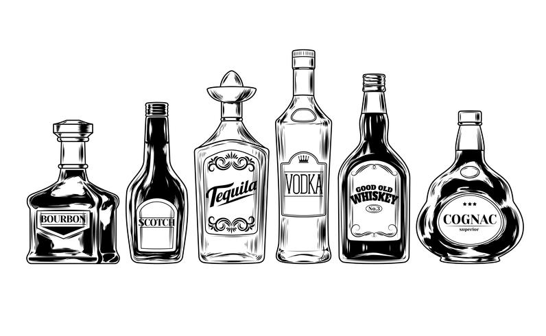 Vector set of bottles for alcohol - Download Free Vectors, Clipart ... Vector set of bottles for alcohol - Download Free Vectors, Clipart ...