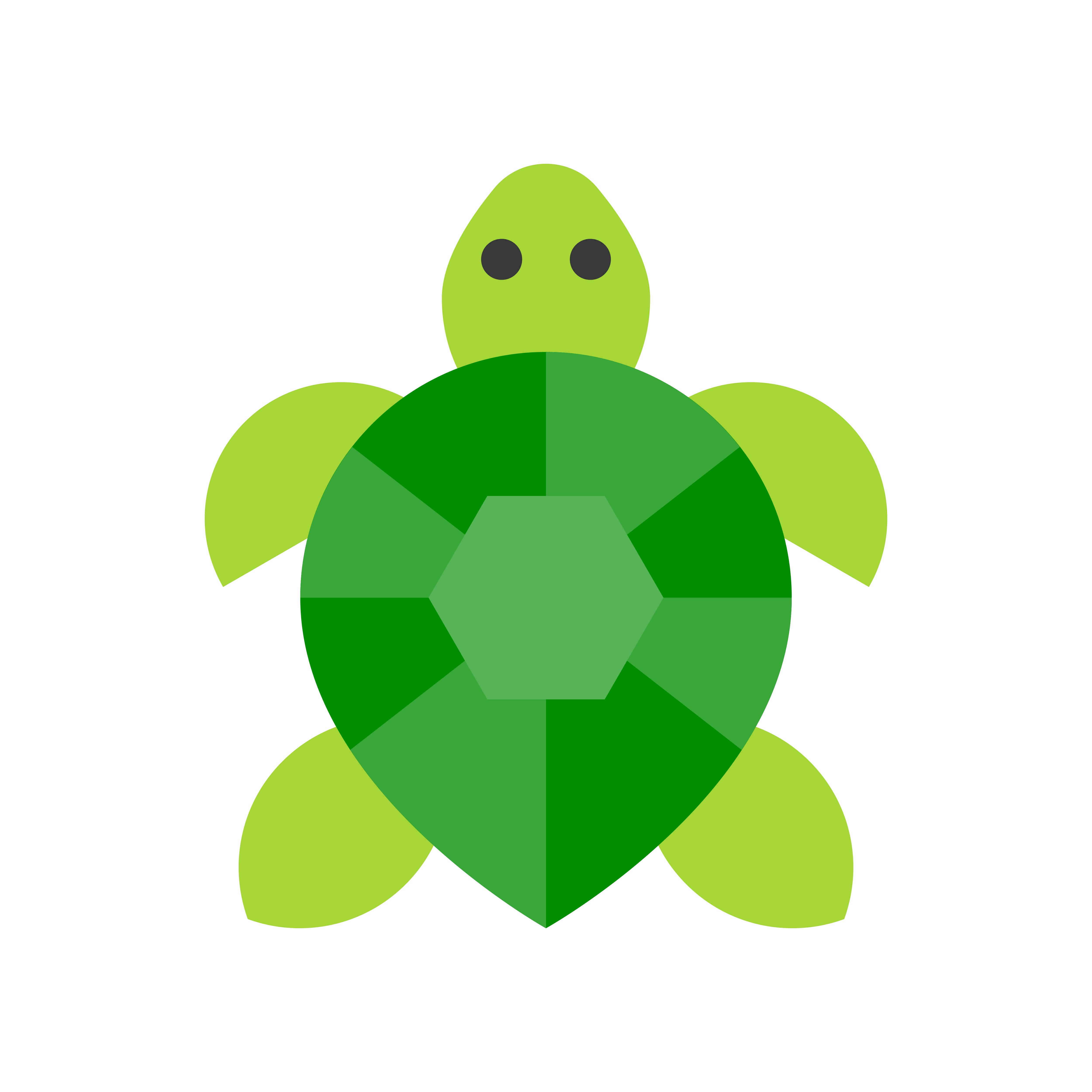Turtle vector, tropical related flat style icon 629699 Vector Art at ...